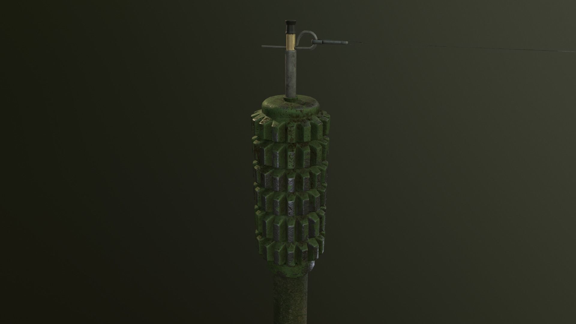 3D model Soviet Land Mine POMZ-2 VR / AR / low-poly | CGTrader