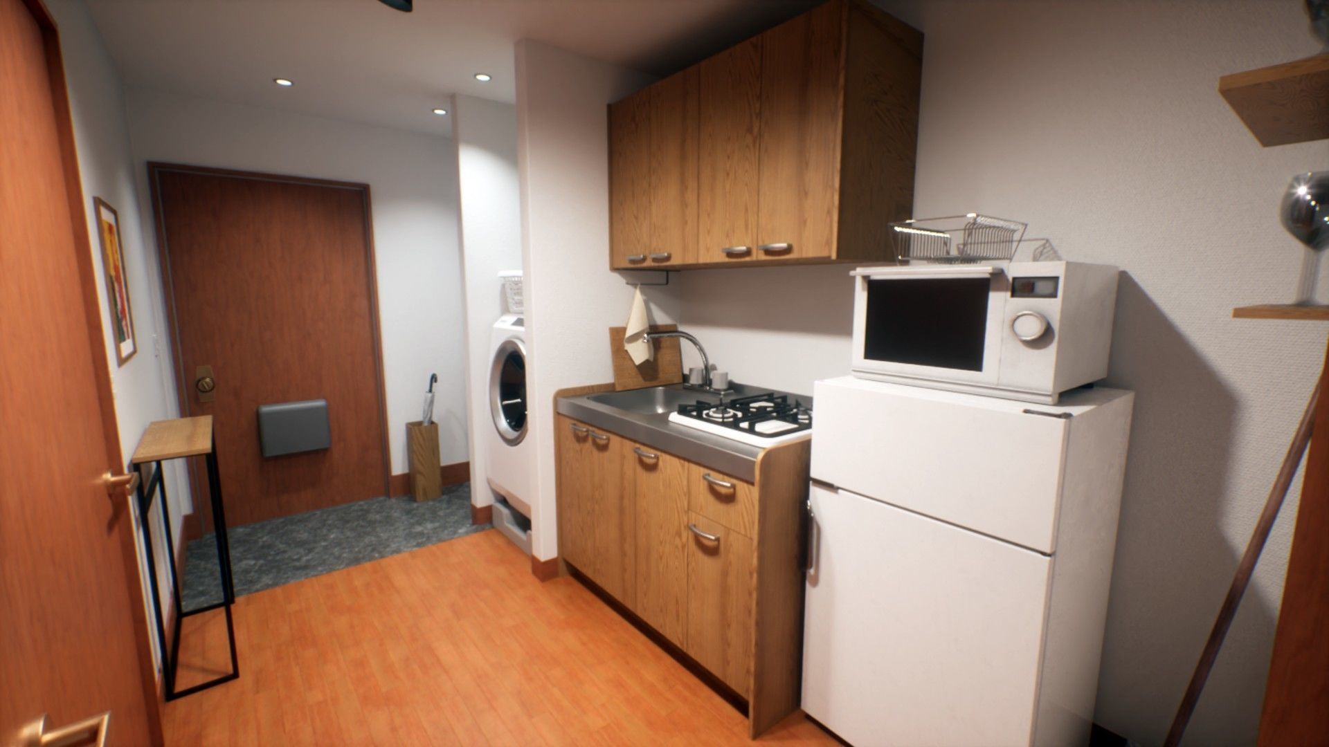 3D model Japanese Studio Apartment 1 - Single Woman Apartment VR / AR ... 3D model Japanese Studio Apartment 1 - Single Woman Apartment VR / AR ...