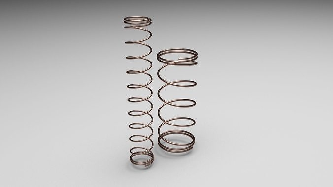 Bronze Pen Springs 3D model | CGTrader