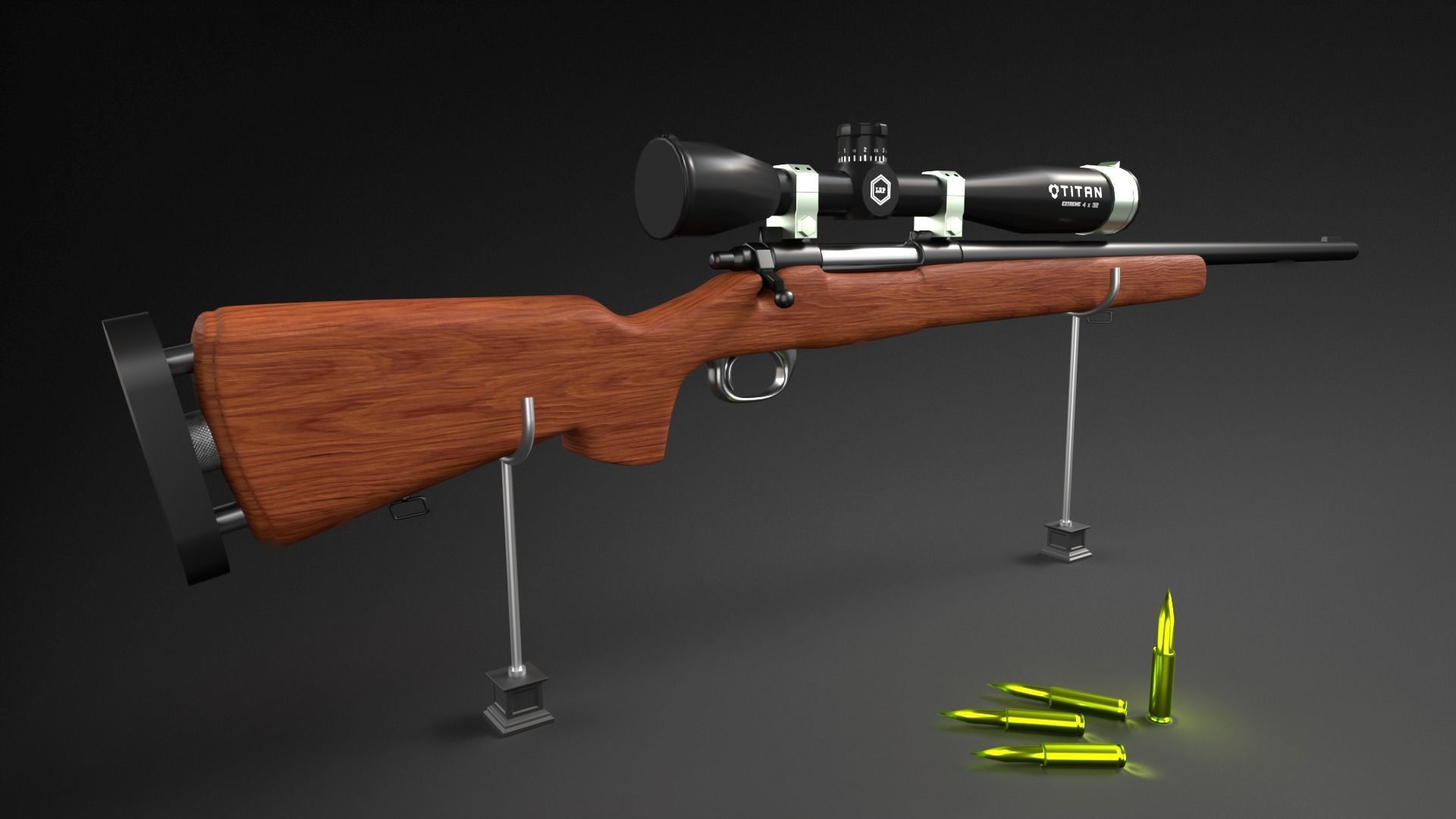 Sniper M24 SWS free VR / AR / low-poly 3D model | CGTrader