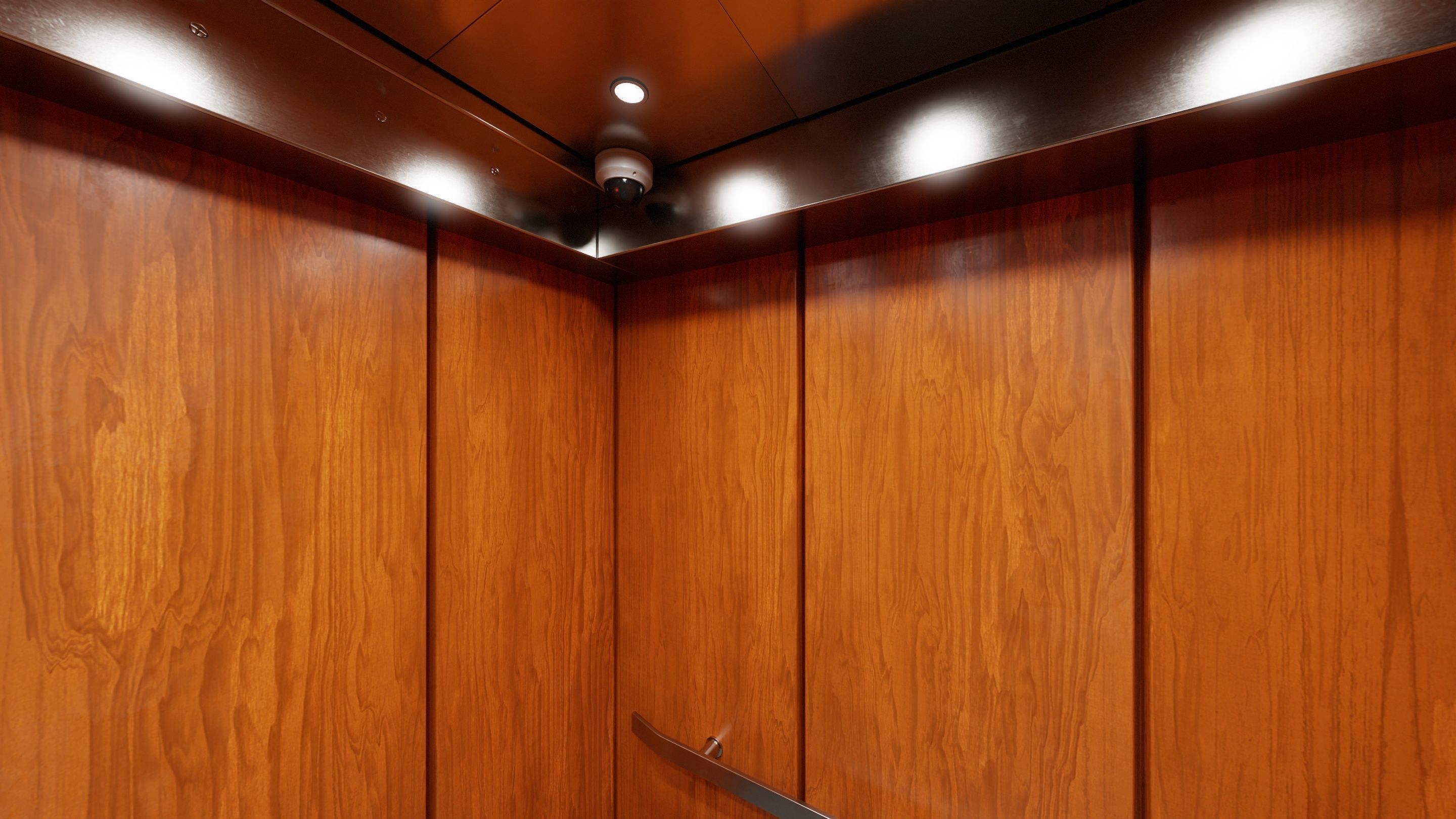 3D model Real-time Elevator Cab Interior VR / AR / low-poly | CGTrader