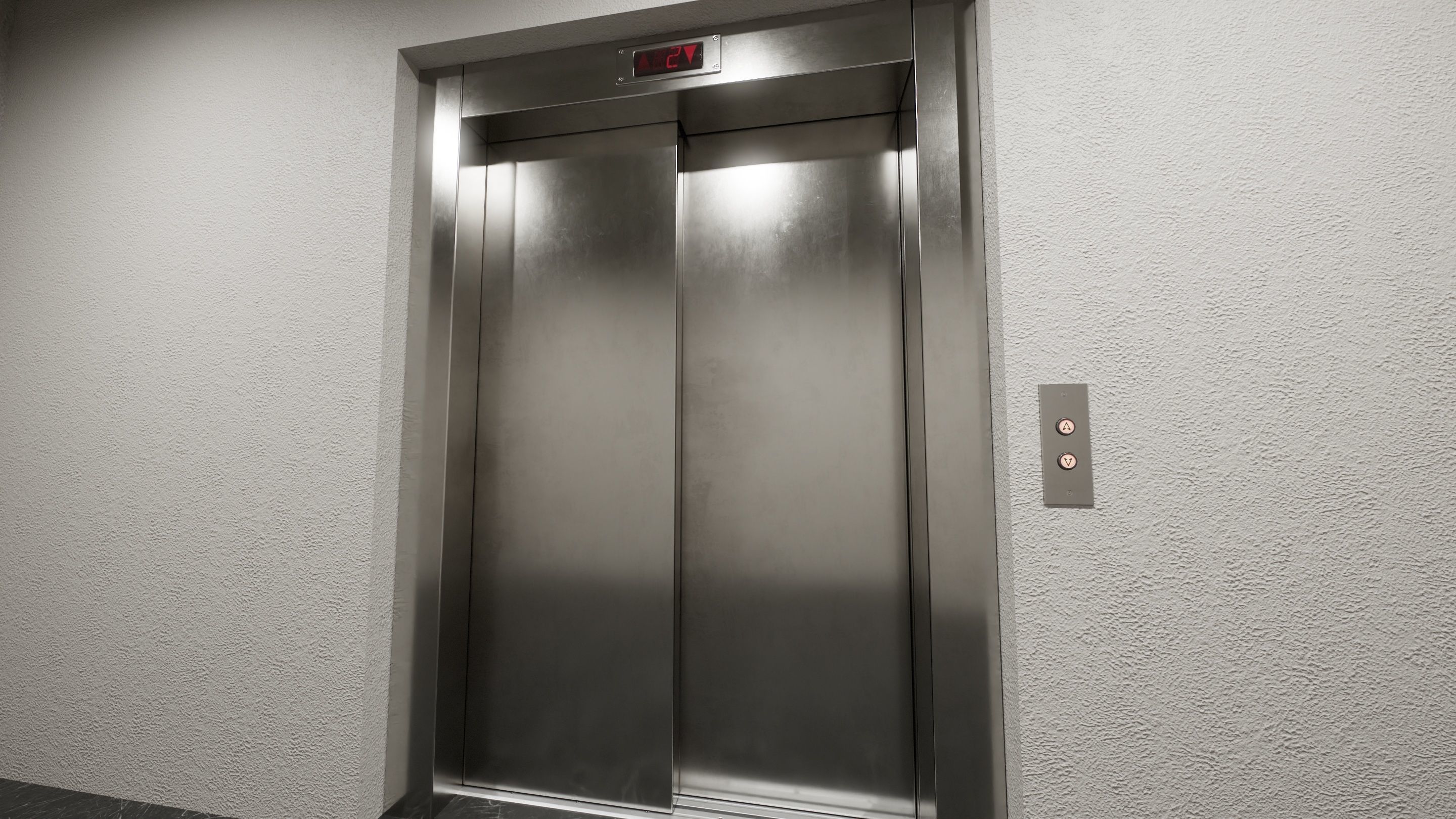 3D model Real-time Elevator Cab Interior VR / AR / low-poly | CGTrader