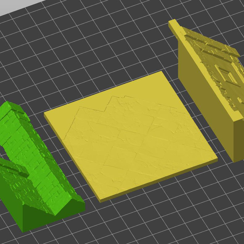 DIORAMA BASE MODERN URBAN CORNER 1-35 SCALE MINIATURE SCENERY 3D model ...