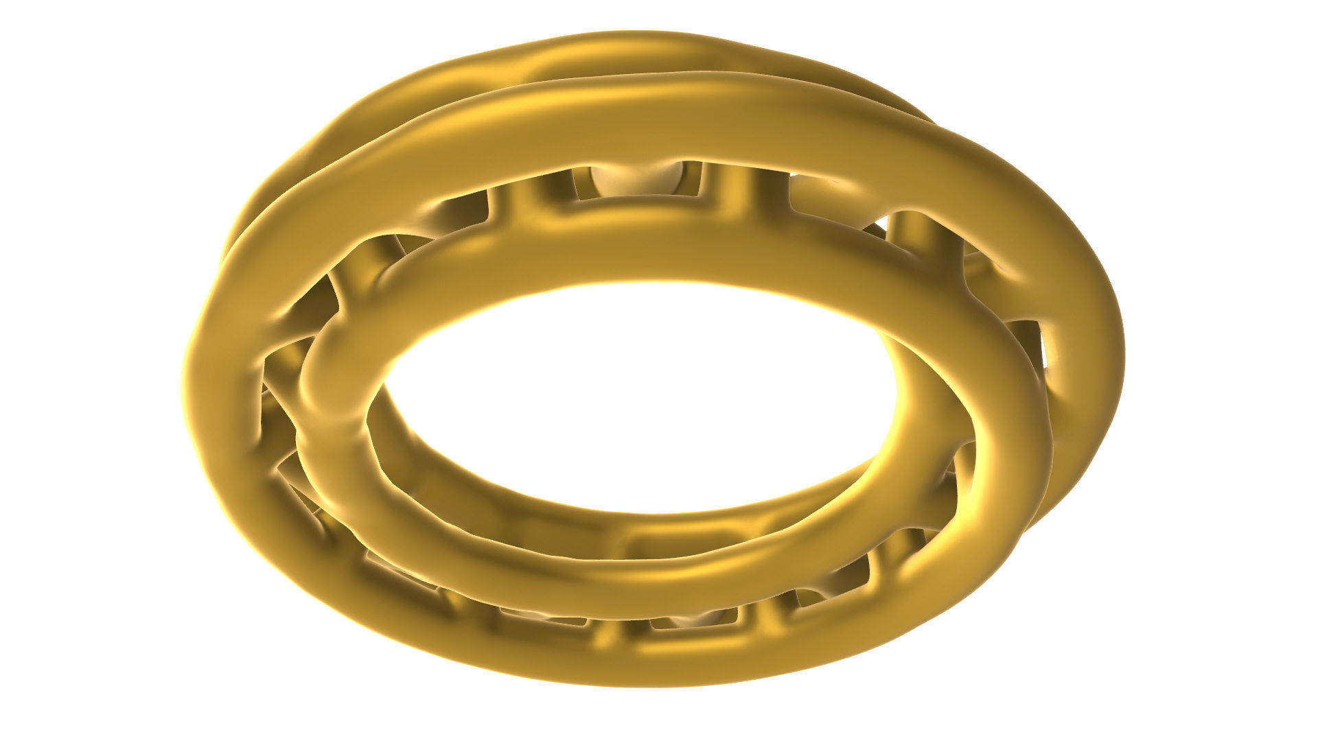 Organic Interlaced Moebius Loops 3D model 3D printable | CGTrader