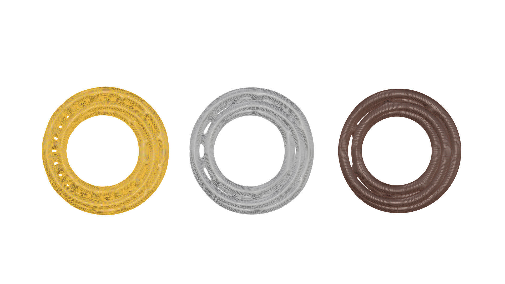 Organic Interlaced Moebius Loops 3D model 3D printable | CGTrader