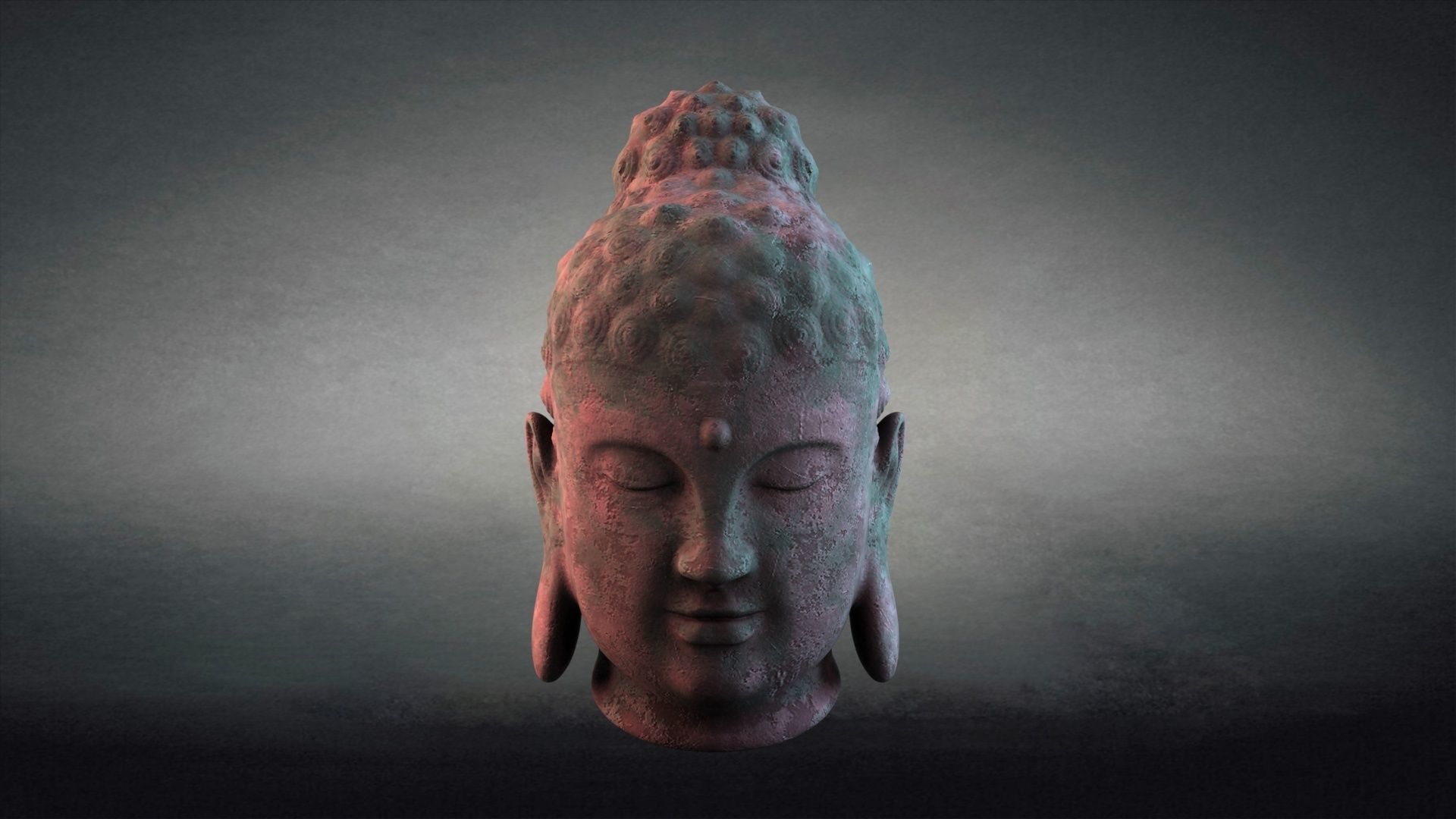 Buddha Statue Head model head 3D model | CGTrader