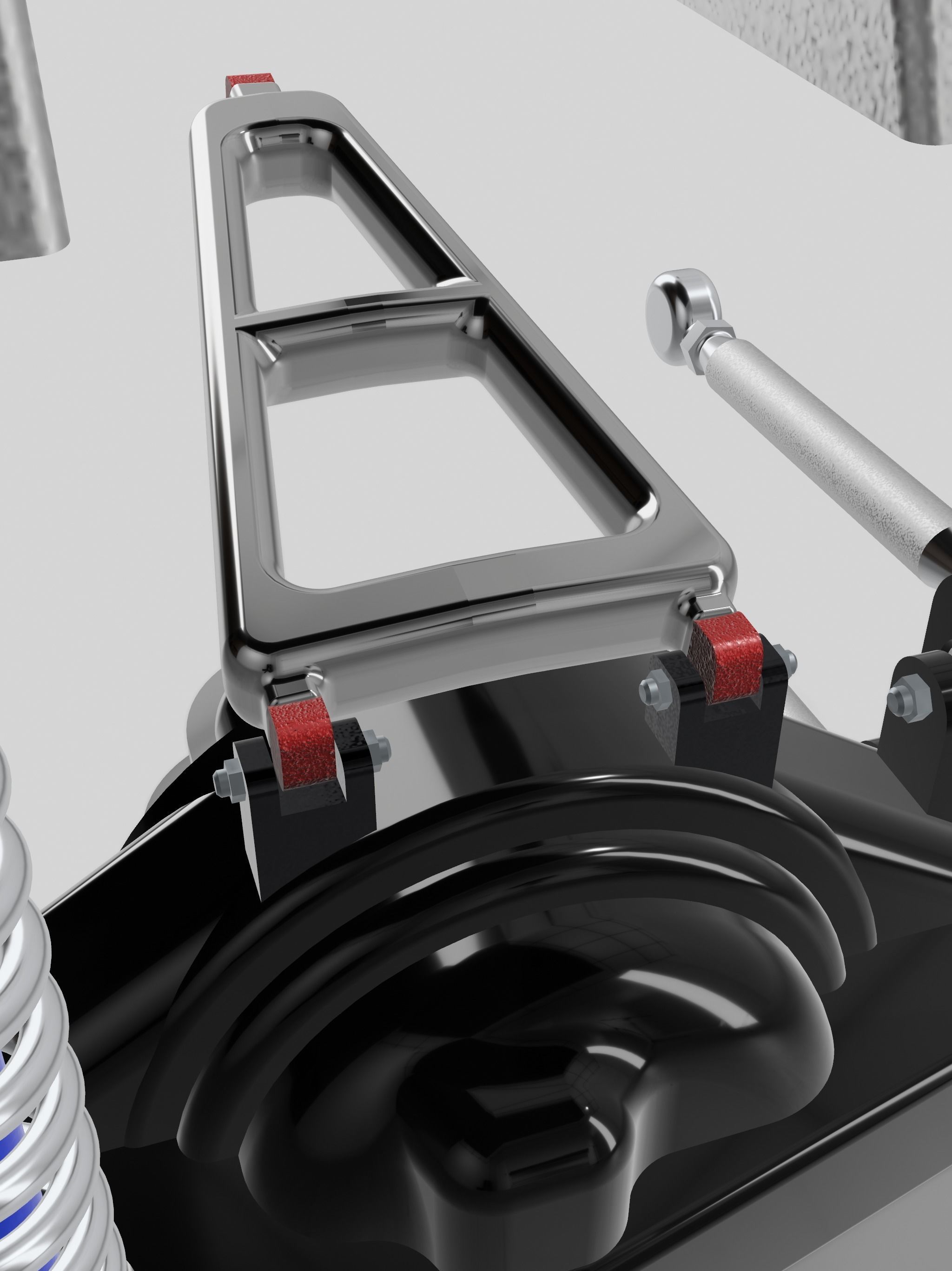 Pro Street Tubbed rear chassis clip complete 3D model 3D printable ...