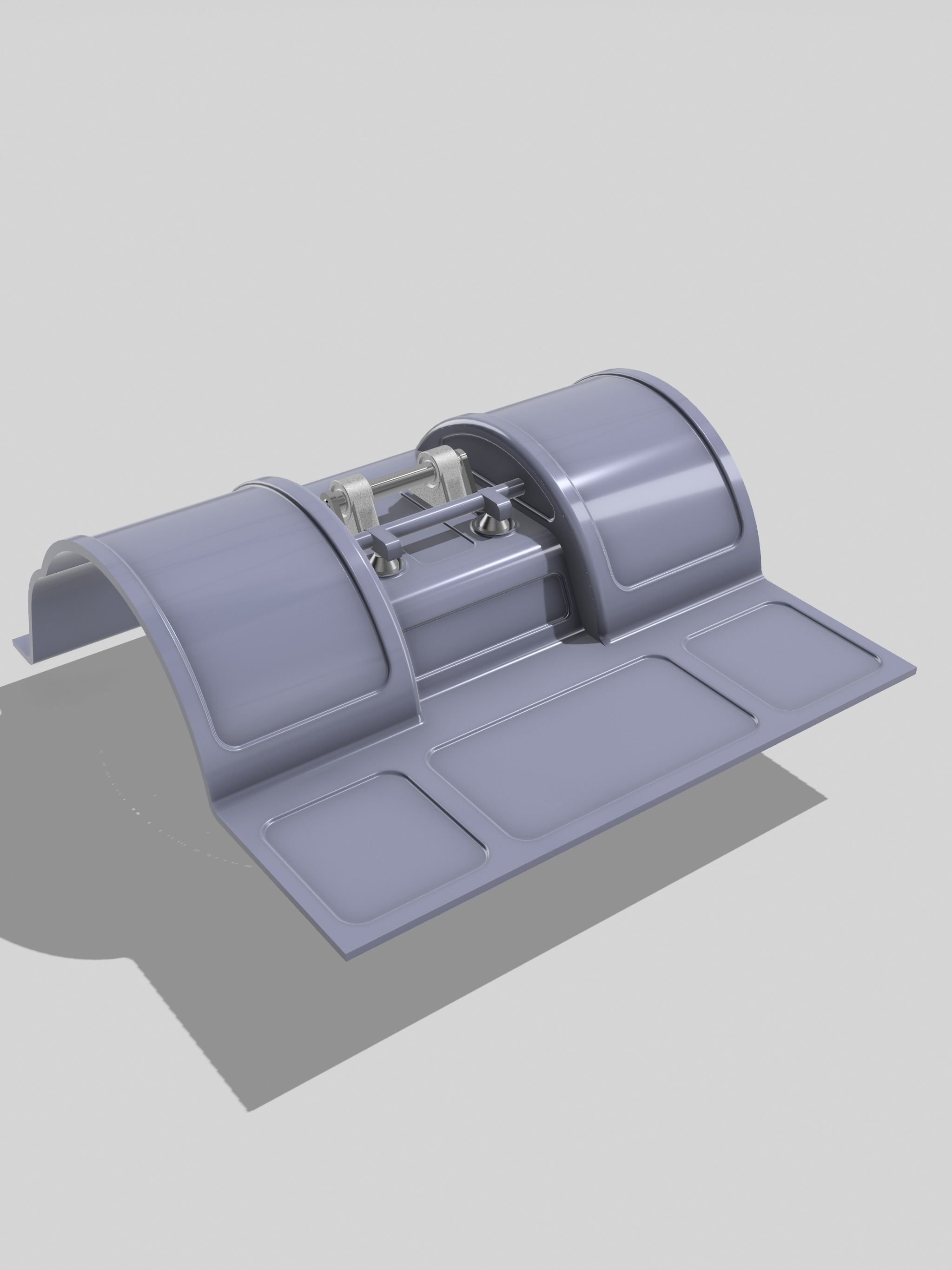 Pro Street Tubbed rear chassis clip complete 3D model 3D printable ...