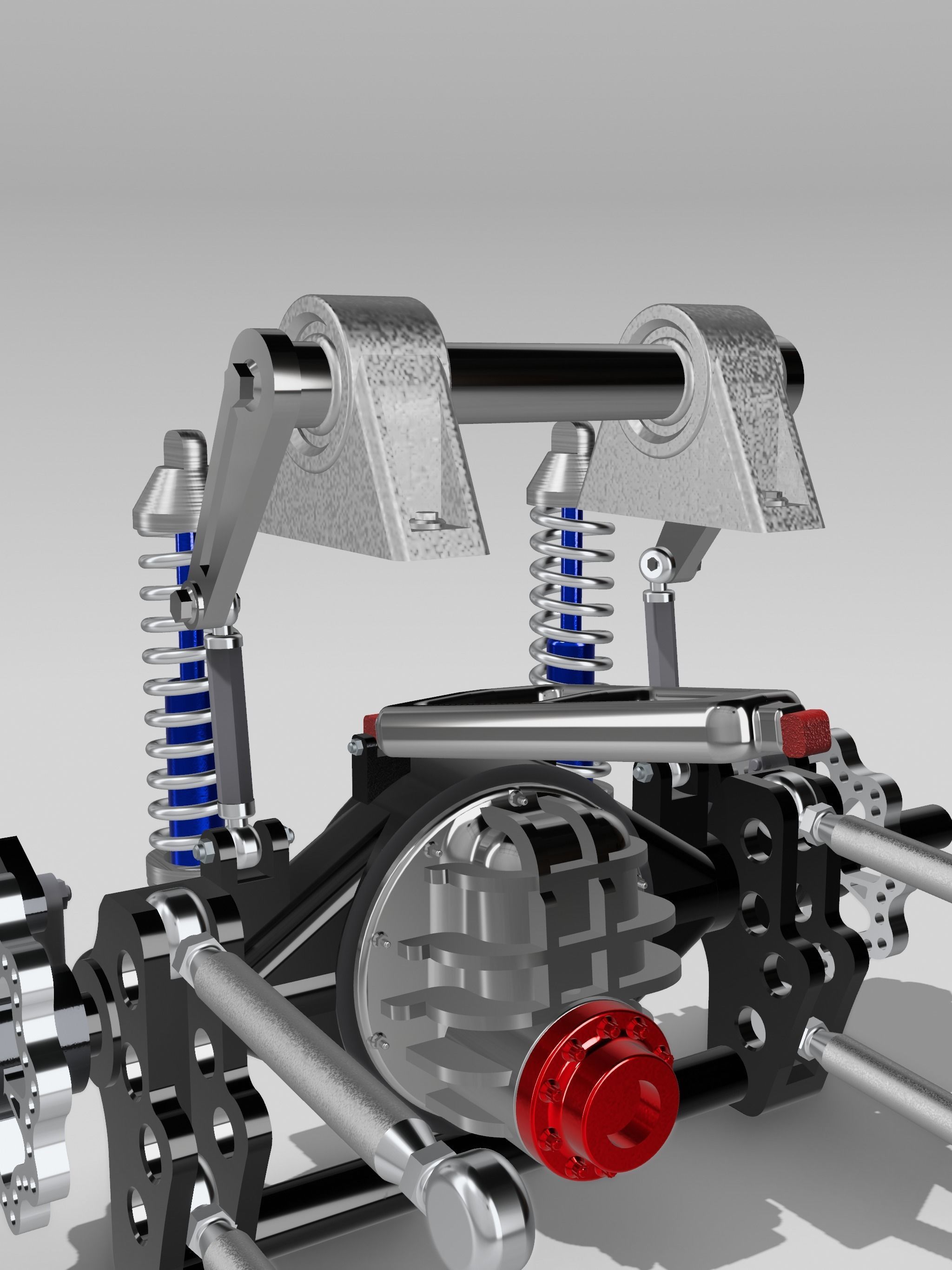 Pro Street Tubbed rear chassis clip complete 3D model 3D printable ...