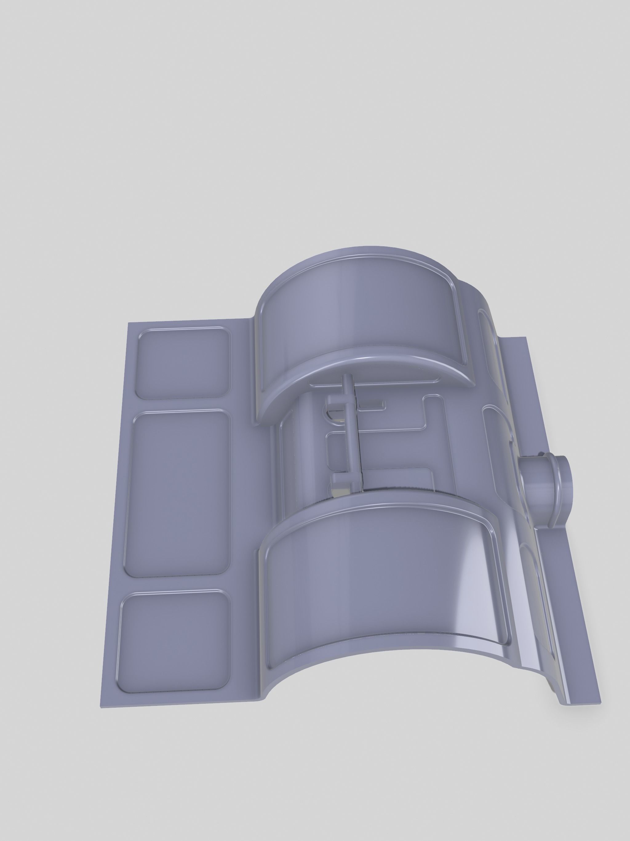 Pro Street Tubbed rear chassis clip complete 3D model 3D printable ...