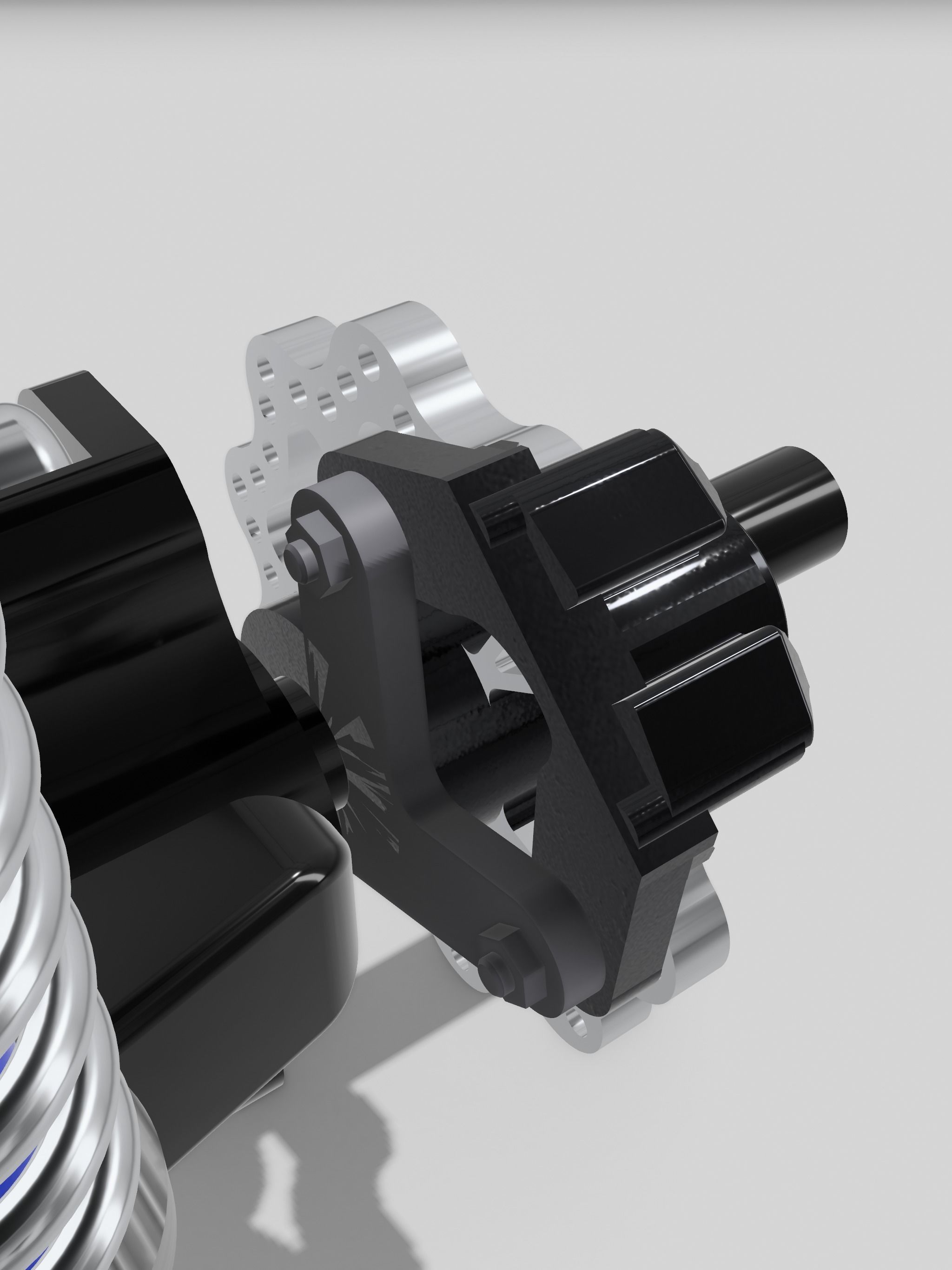 Pro Street Tubbed rear chassis clip complete 3D model 3D printable ...