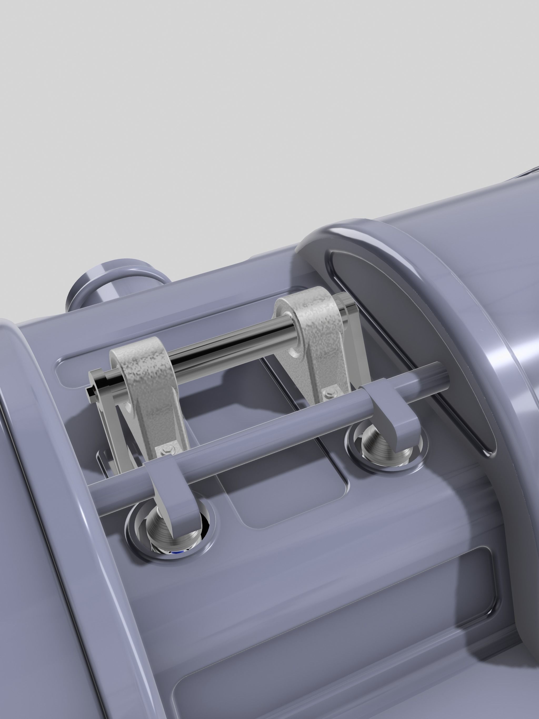 Pro Street Tubbed rear chassis clip complete 3D model 3D printable ...