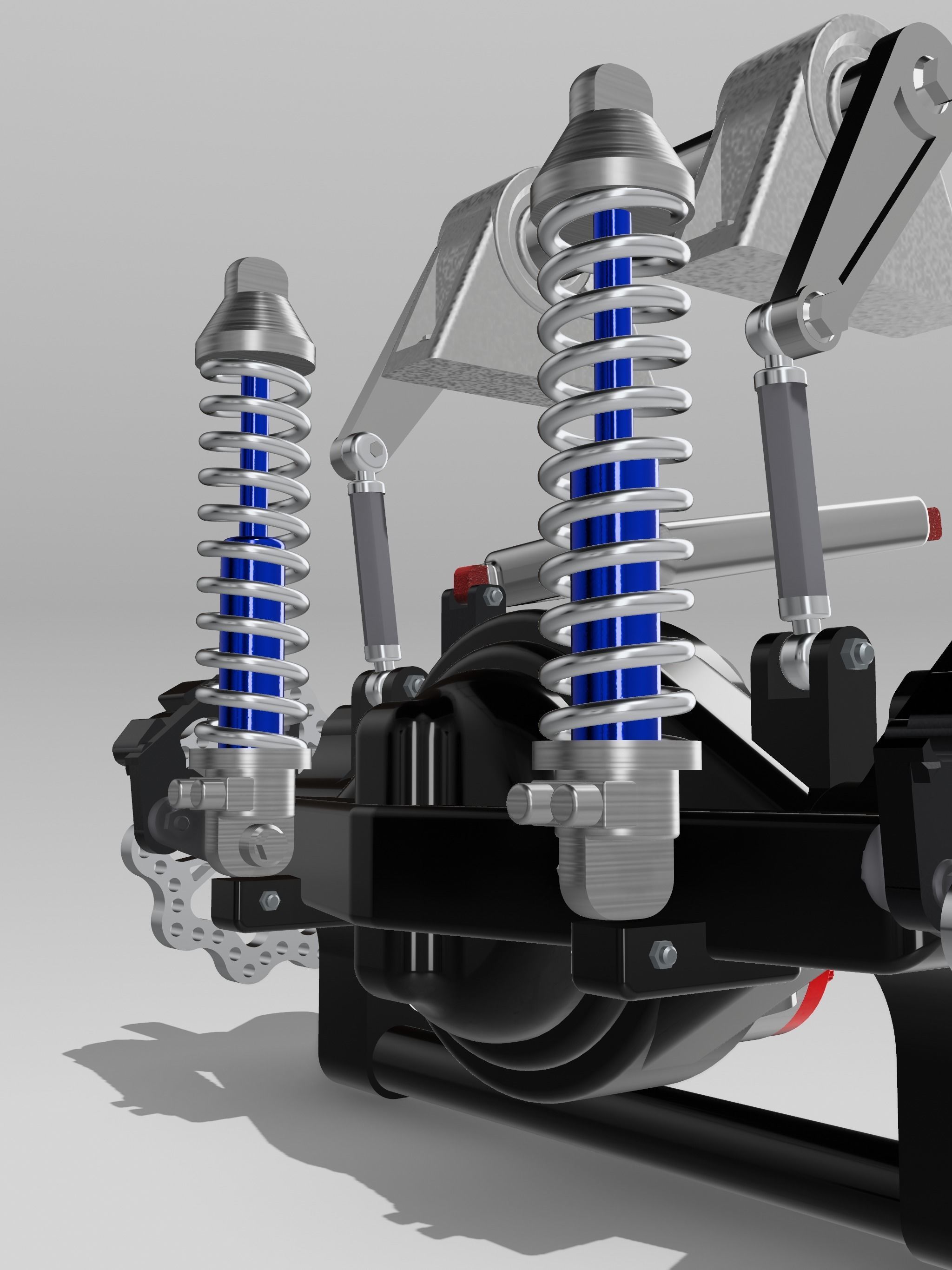Pro Street Tubbed rear chassis clip complete 3D model 3D printable ...