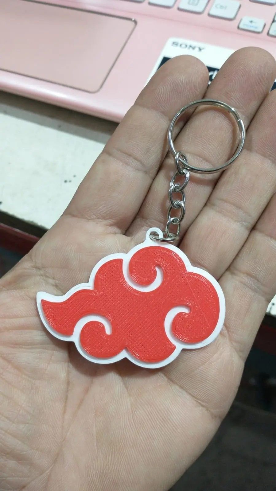keychain Akatsuki free 3D model 3D printable | CGTrader