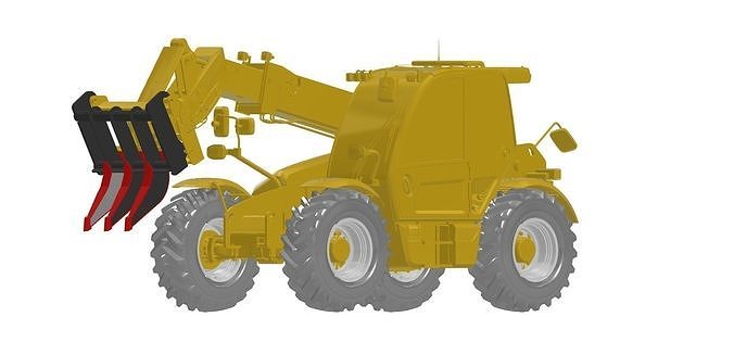 Telehandler 3D model | CGTrader