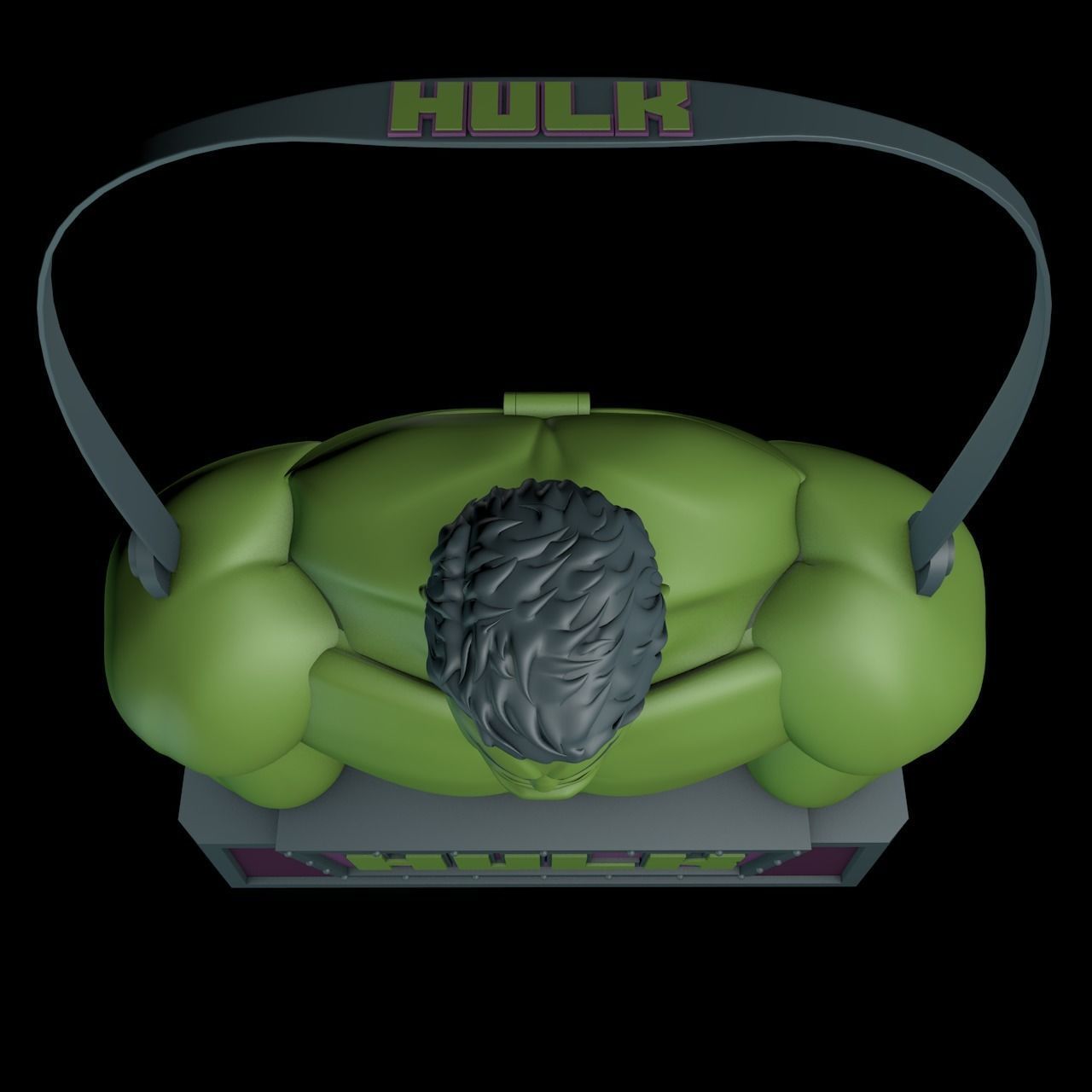 Popcorn Hulk Marvel 3D model | CGTrader