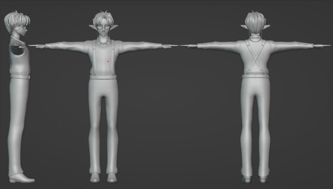 OLD MAN VRCHAT AVATAR 3D model rigged | CGTrader