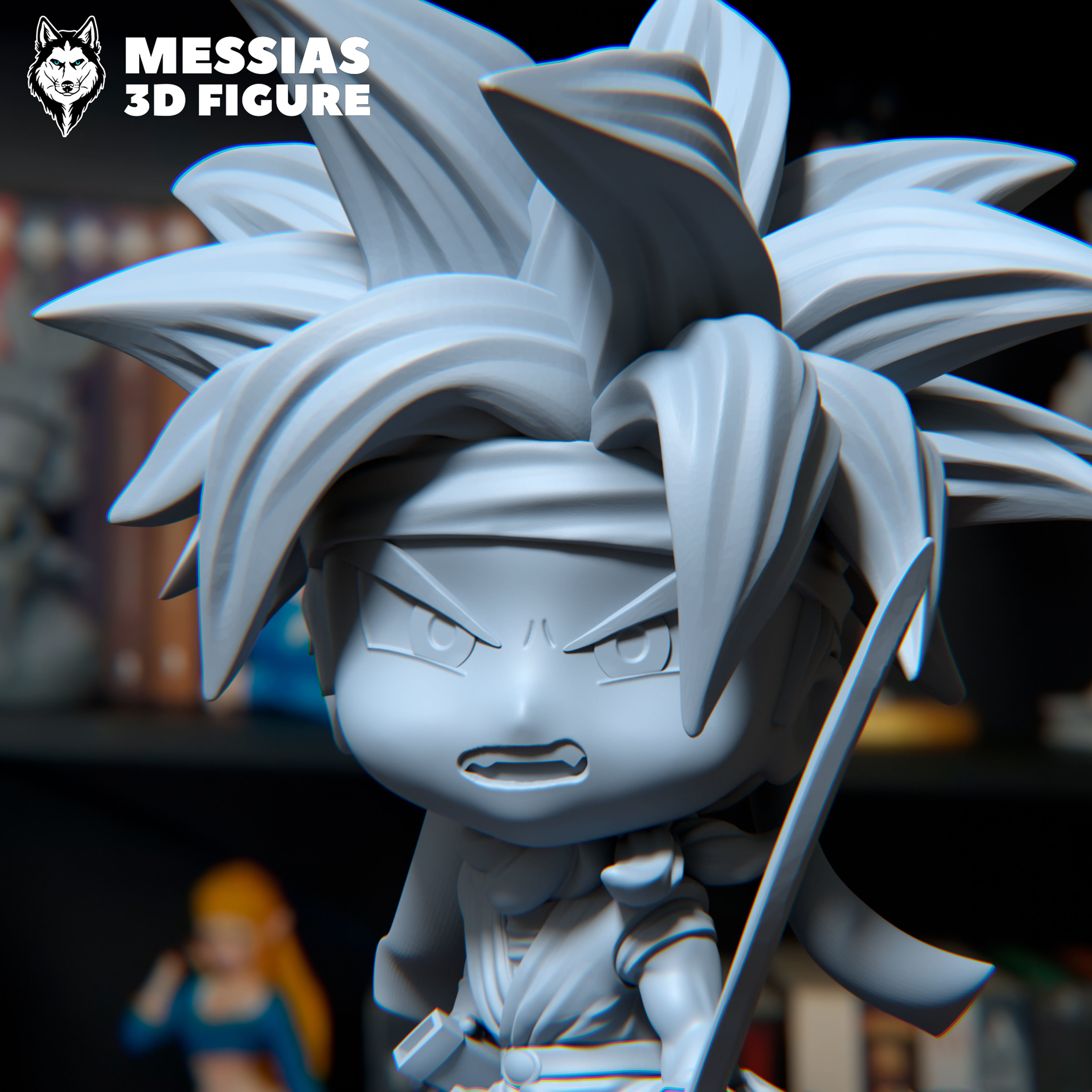 Chibi Chrono Trigger 3D model 3D printable | CGTrader