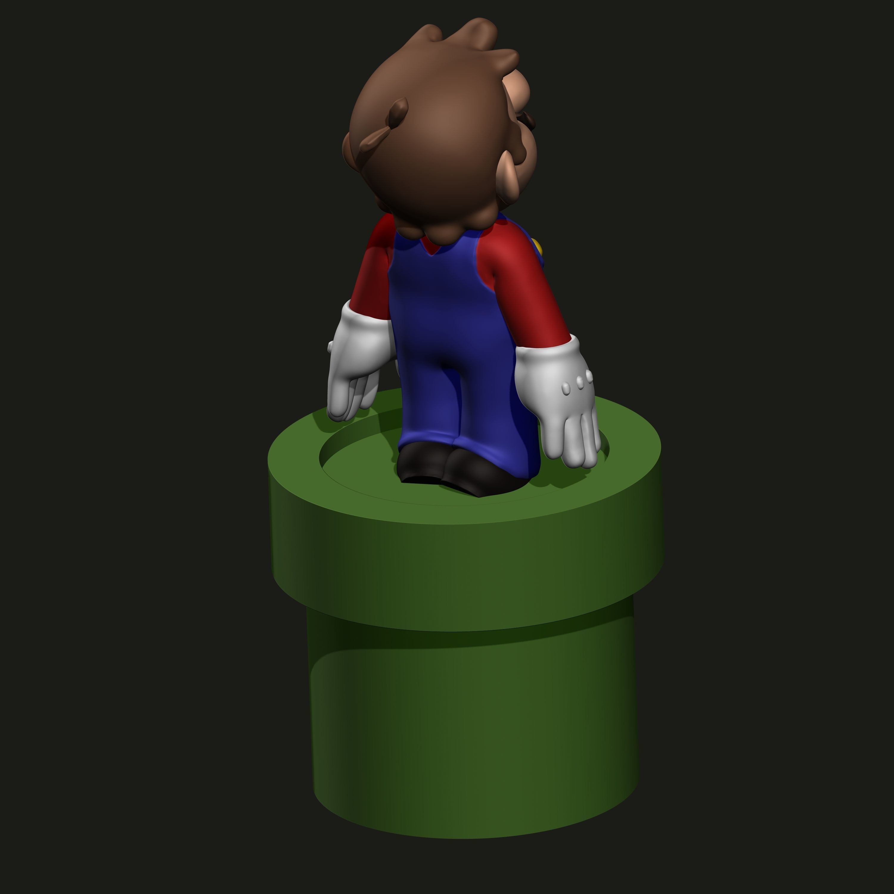 Super Mario Bros Pipe 3D model 3D printable | CGTrader
