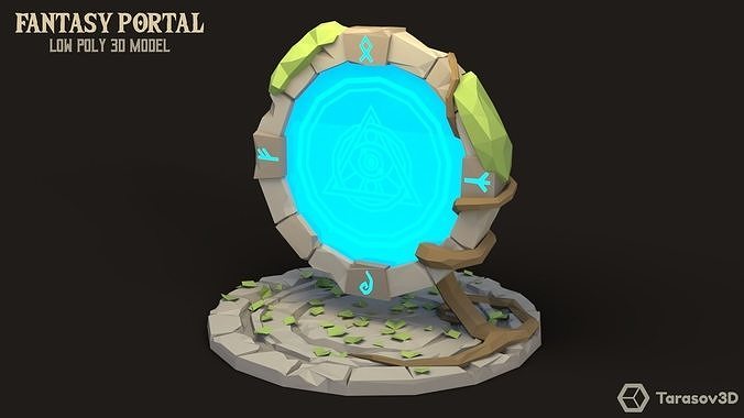 Fantasy Portal free 3D model | CGTrader