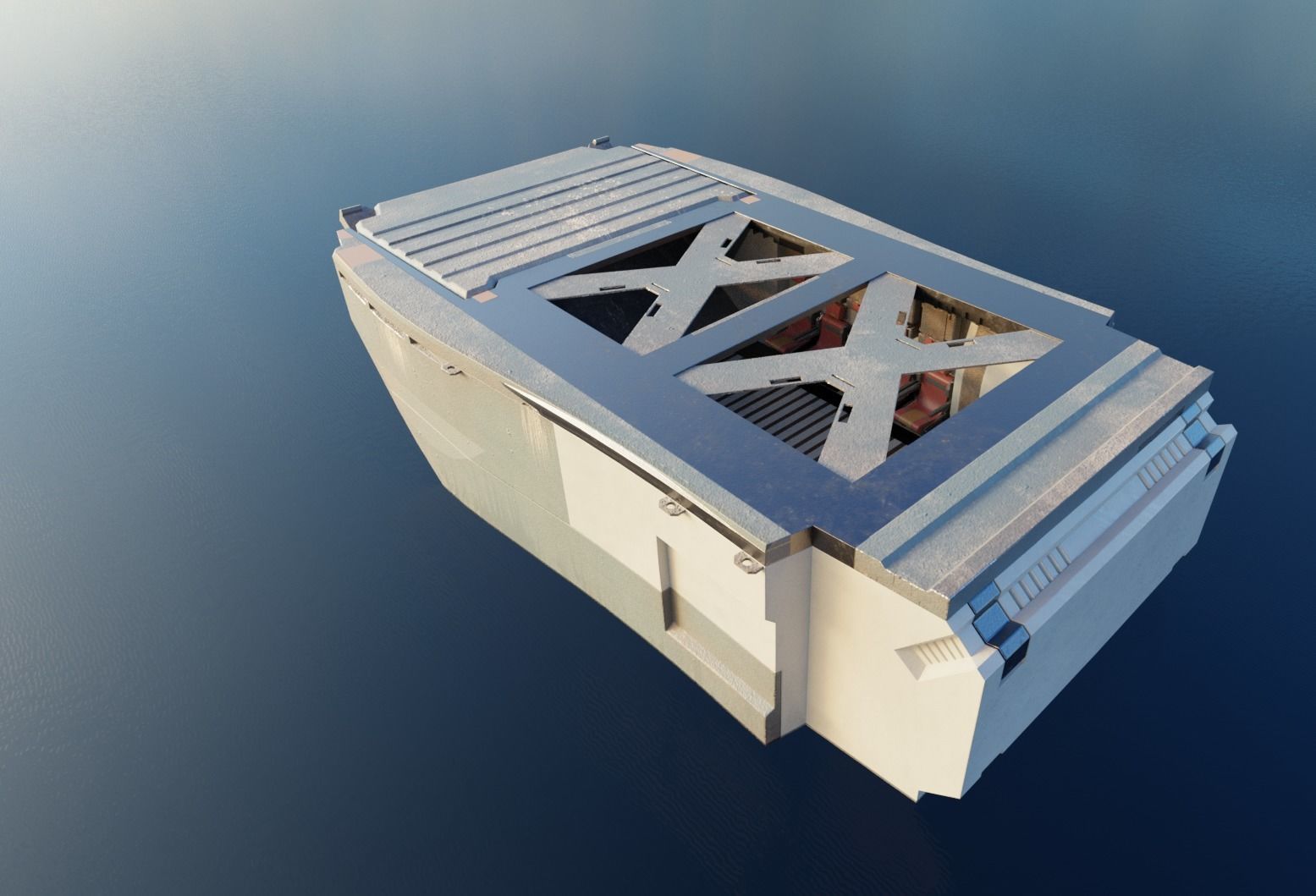 3D model Landing Boat AKA Troop Carrier VR / AR / low-poly | CGTrader