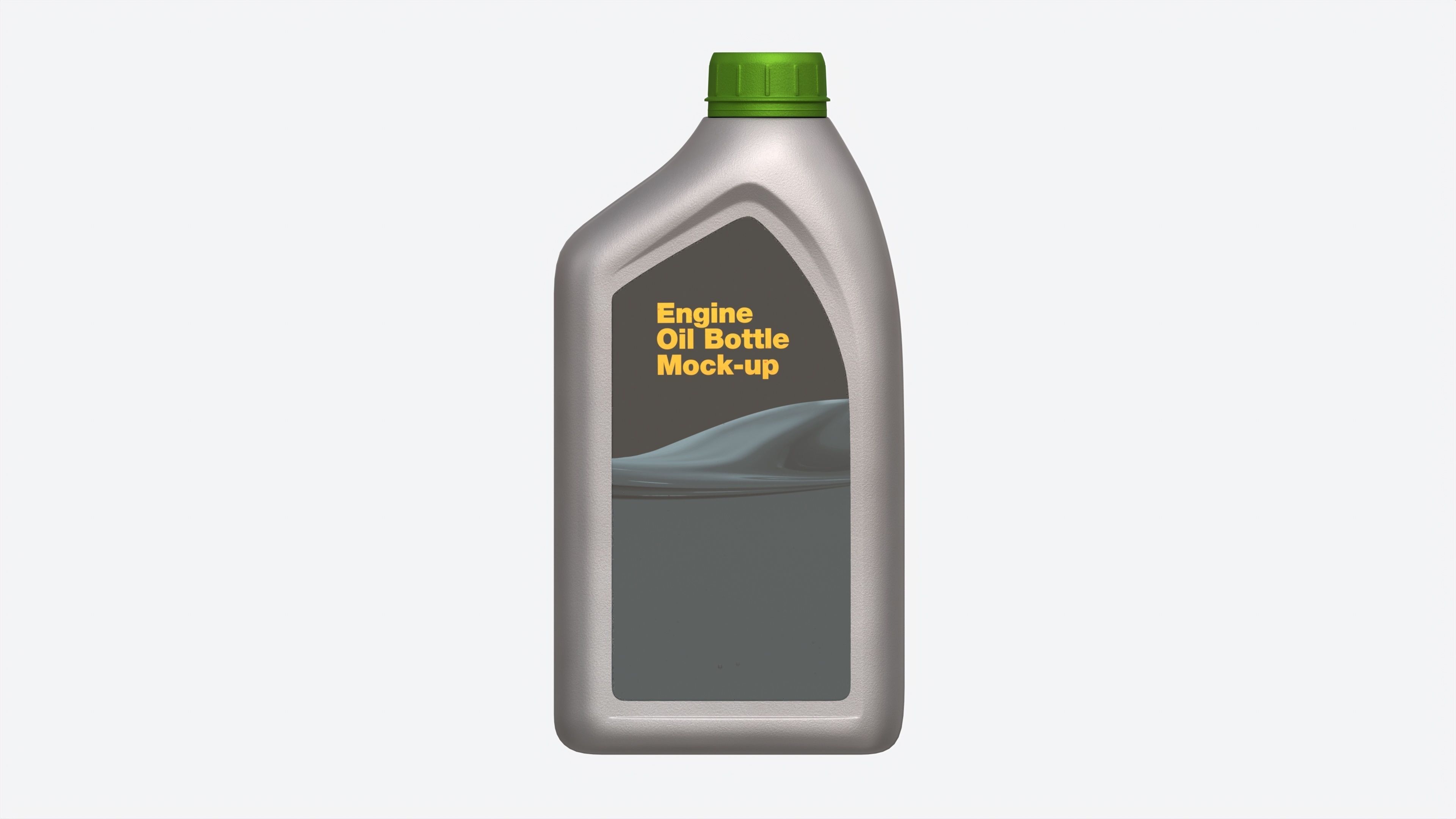 Engine Oil Bottle Mockup 3D model | CGTrader