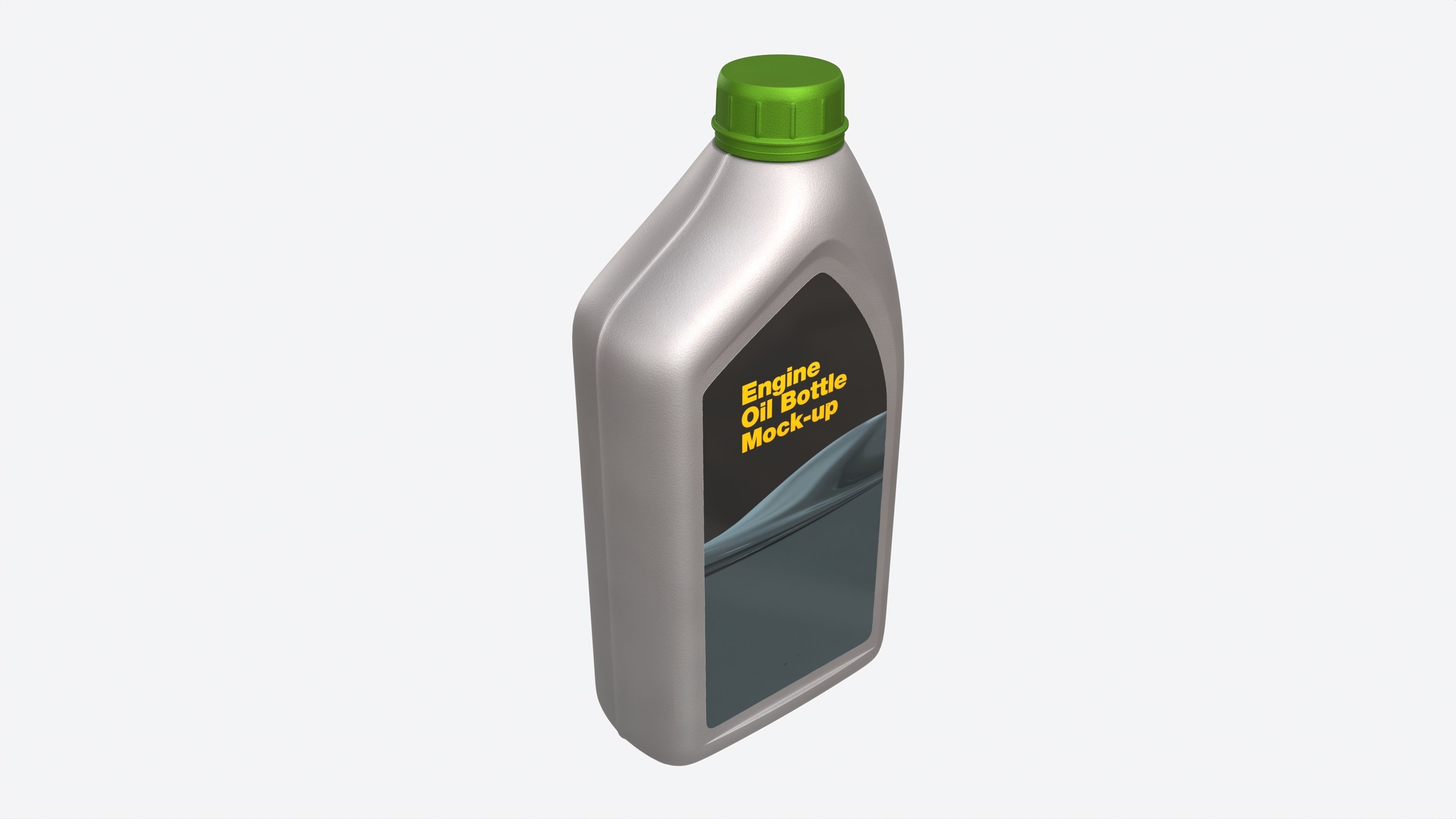 Engine Oil Bottle Mockup 3D model | CGTrader
