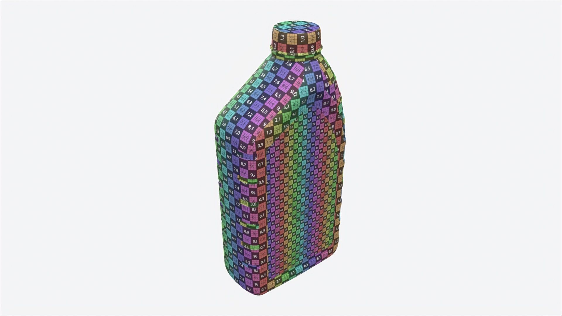 Engine Oil Bottle with Scale Mockup 3D model | CGTrader