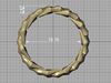 Knight Cuban Link Chain Ring 10mm Wide 5-12US 3D model 3D printable ...