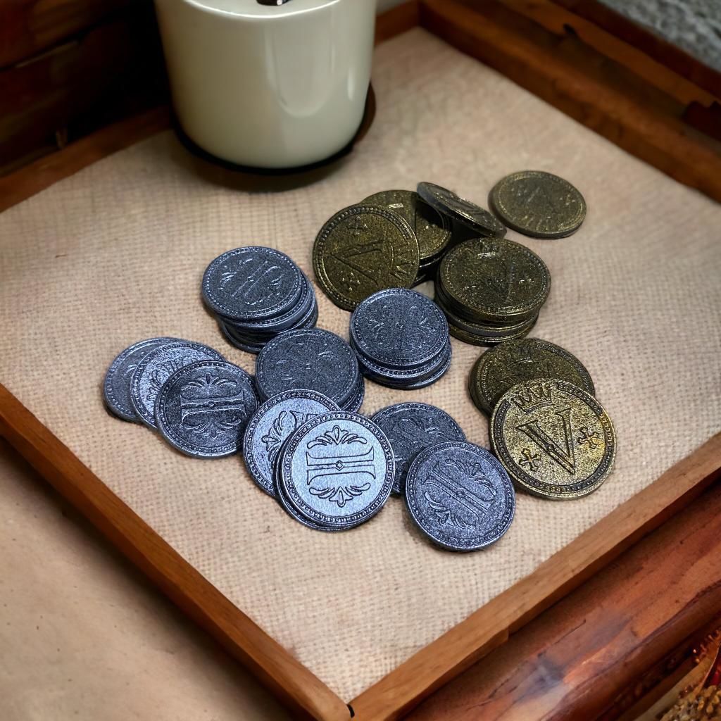 Coup coins 3D model 3D printable | CGTrader