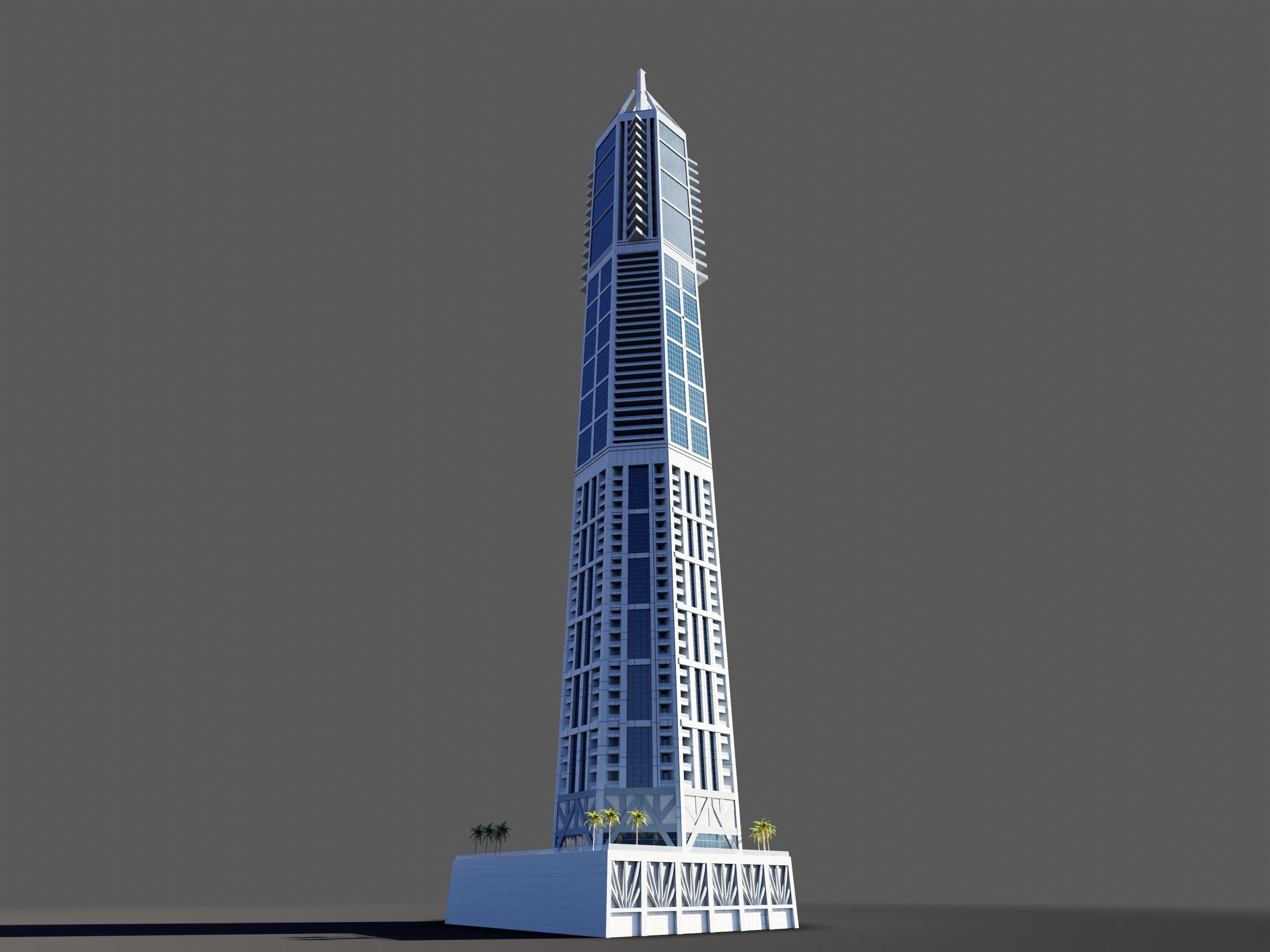 23 marina - Dubai marina 3D model | CGTrader