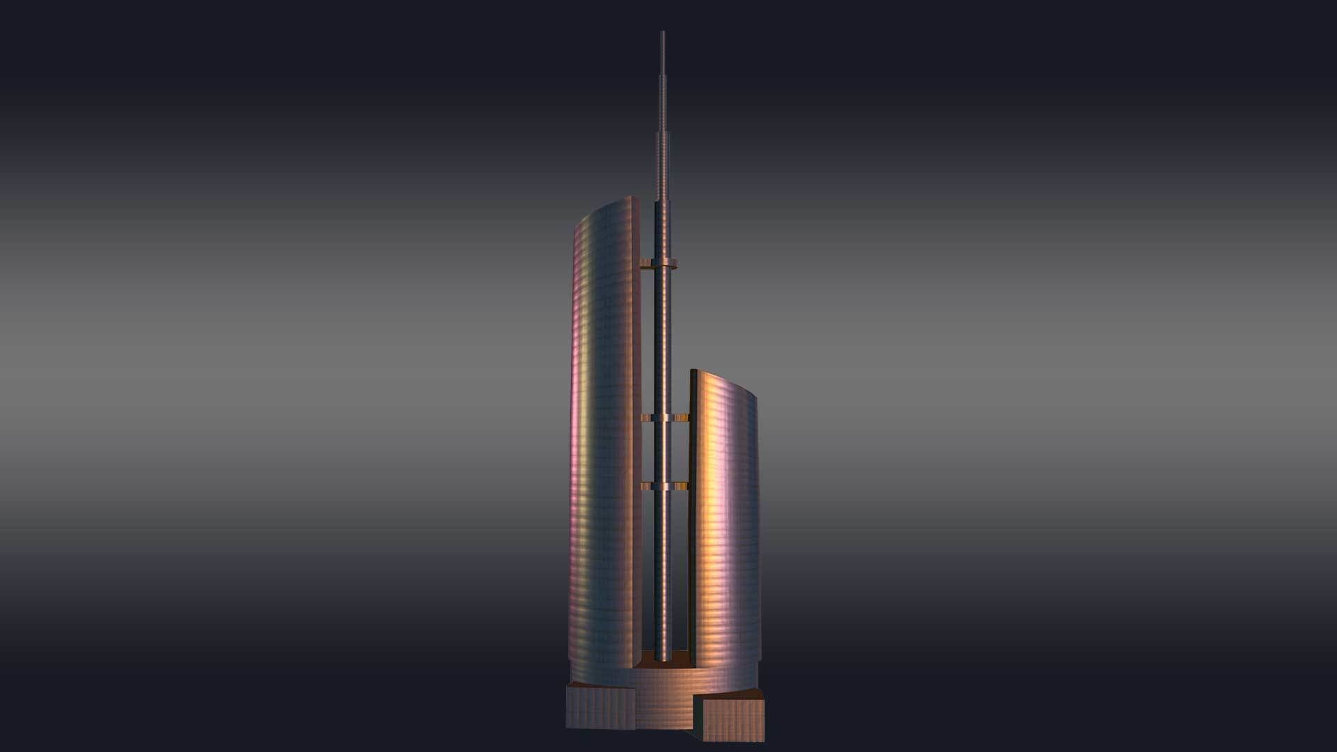 Federation Tower 3D model | CGTrader