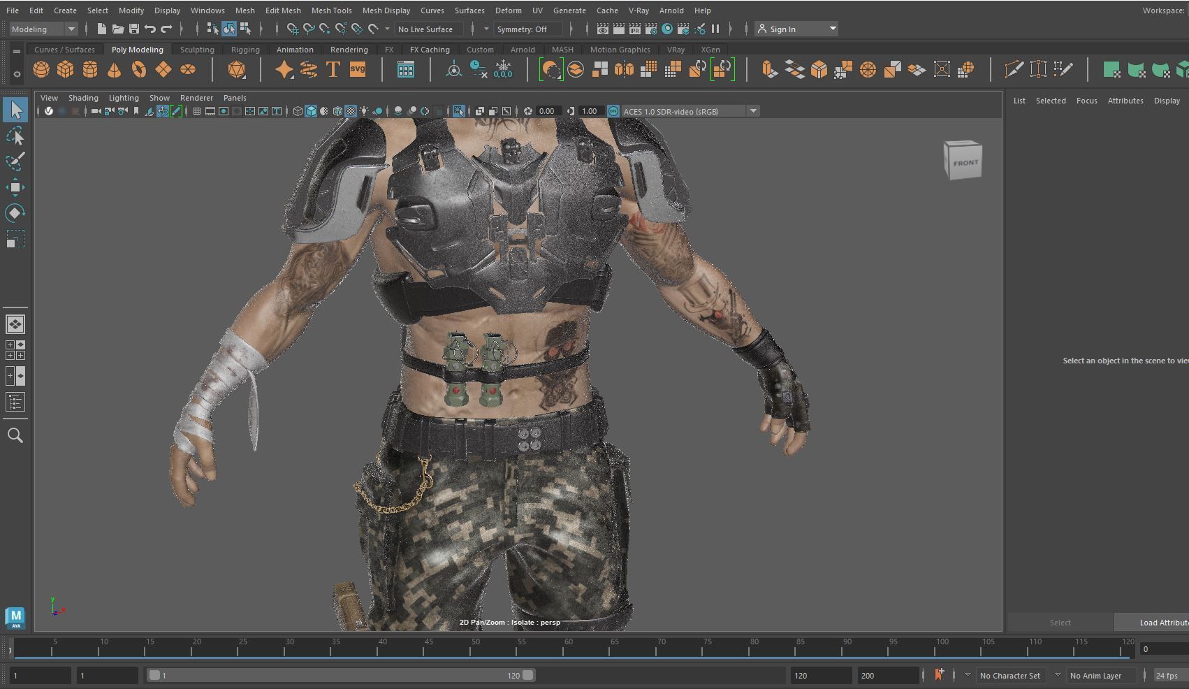 3D model Oldman Solider Defender VR / AR / low-poly | CGTrader