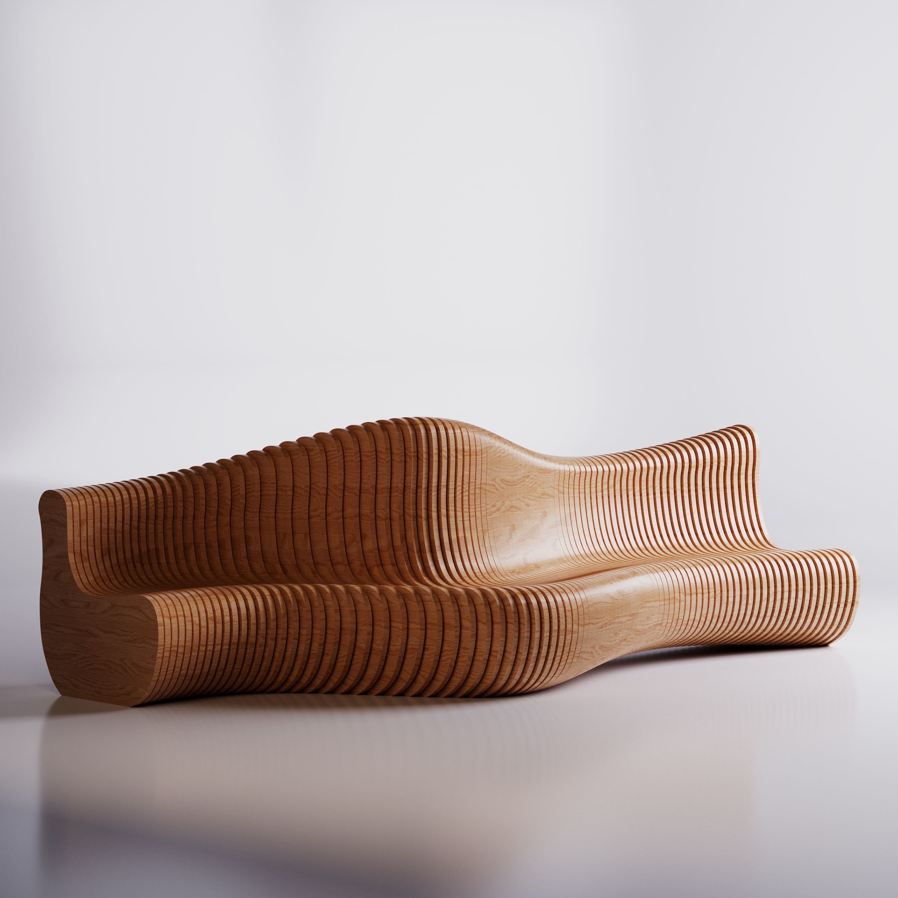 Parametric Bench 3D model | CGTrader