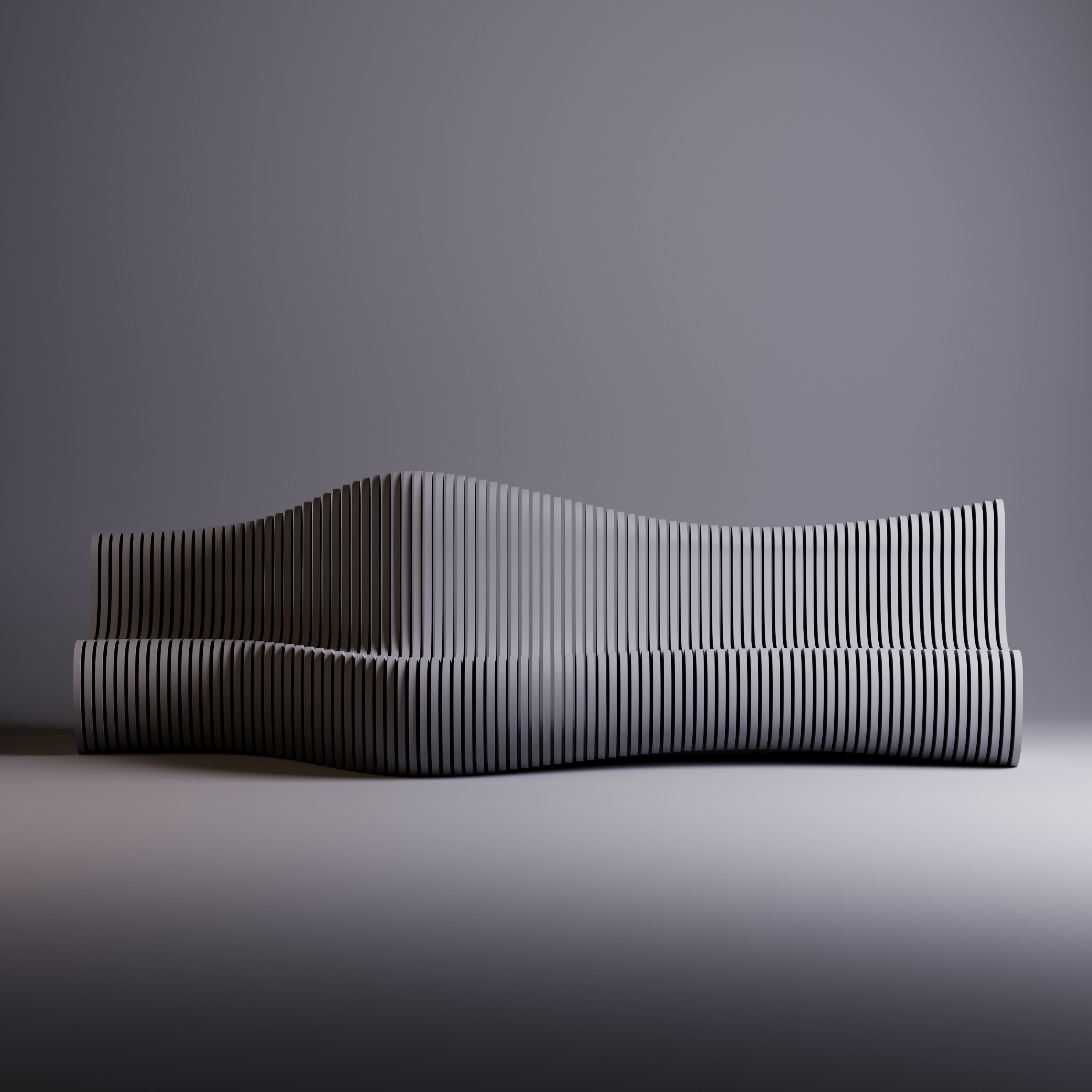 Parametric Bench 3D model | CGTrader