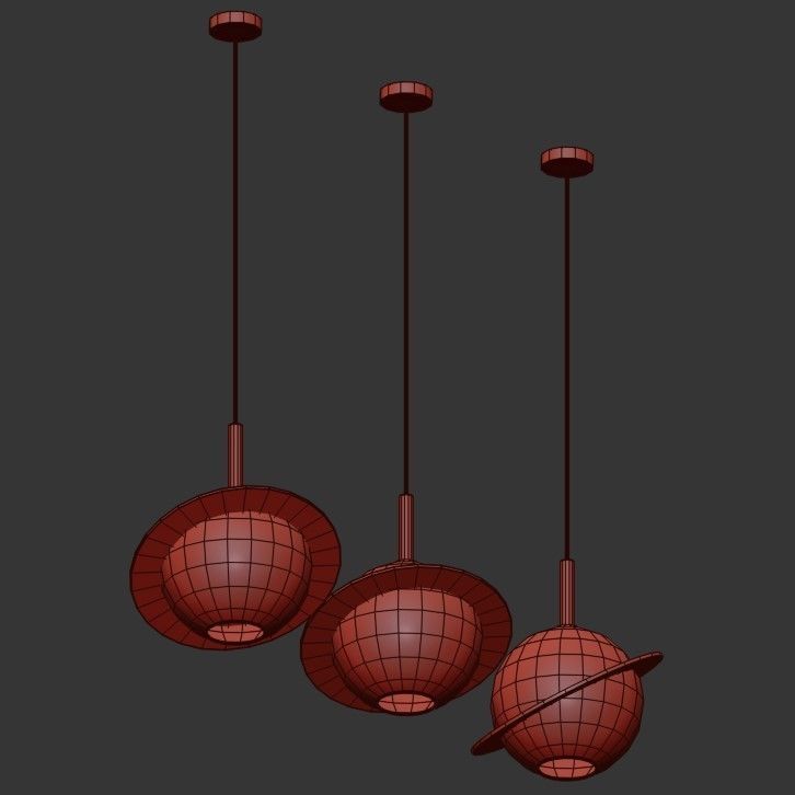 Space Rings 3D model | CGTrader