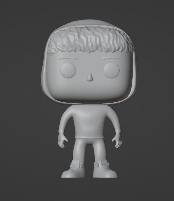 Male Funko Pop - 3D Printable free 3D model 3D printable | CGTrader