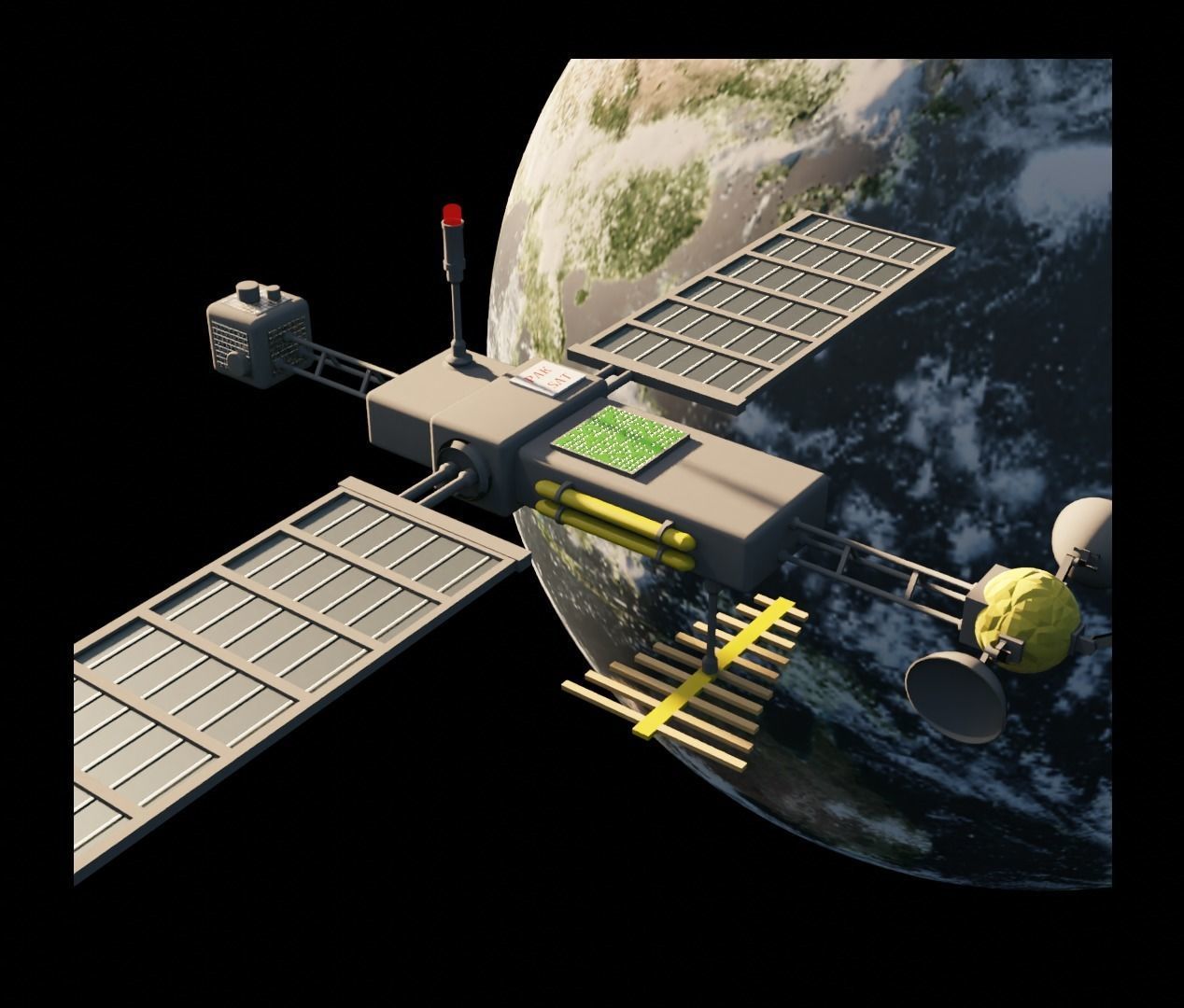 satlite free VR / AR / low-poly 3D model | CGTrader