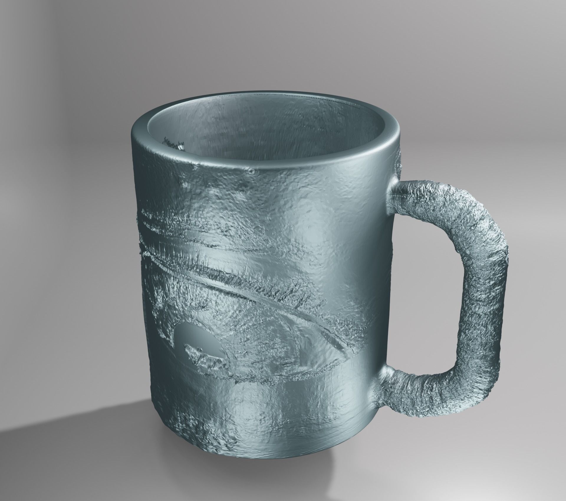 Mug avatar free 3D model 3D printable | CGTrader