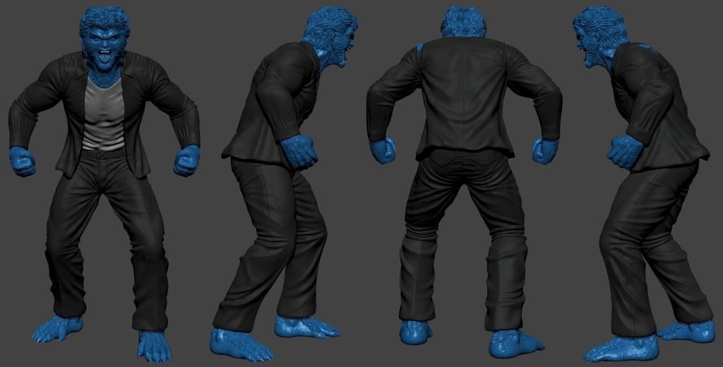 Beast of x-Men for 3D print 3D model 3D printable | CGTrader