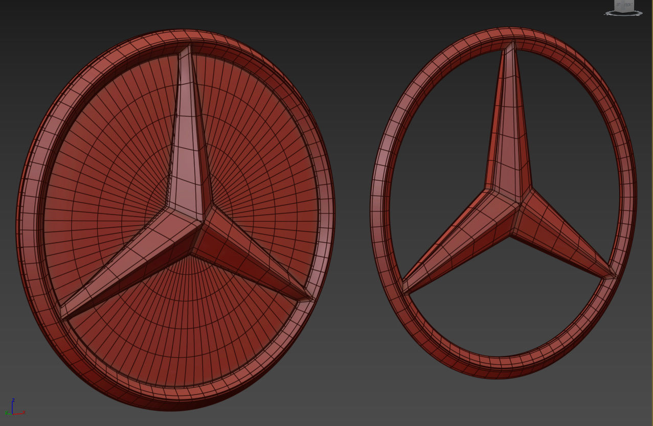 Mercedes-Benz Logo free 3D model | CGTrader