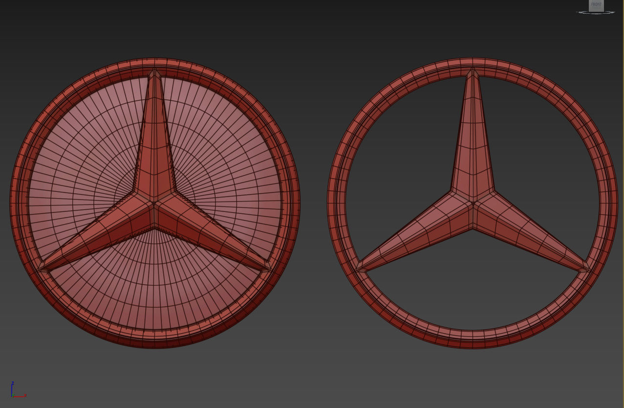 Mercedes-Benz Logo free 3D model | CGTrader