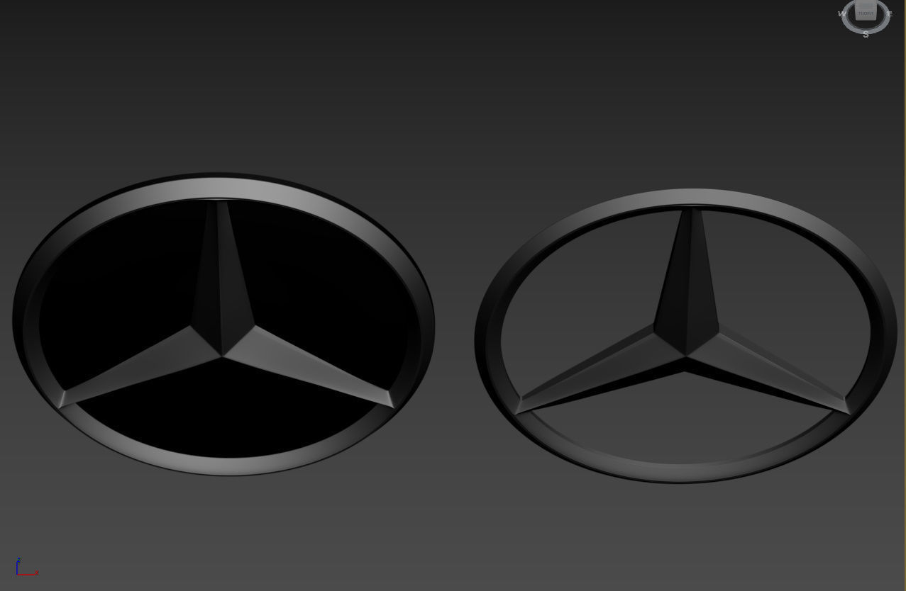 Mercedes-Benz Logo free 3D model | CGTrader