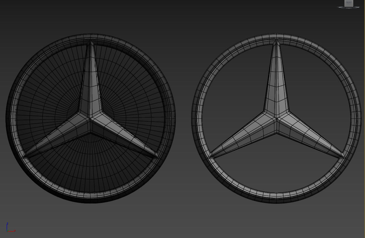 Mercedes-Benz Logo free 3D model | CGTrader
