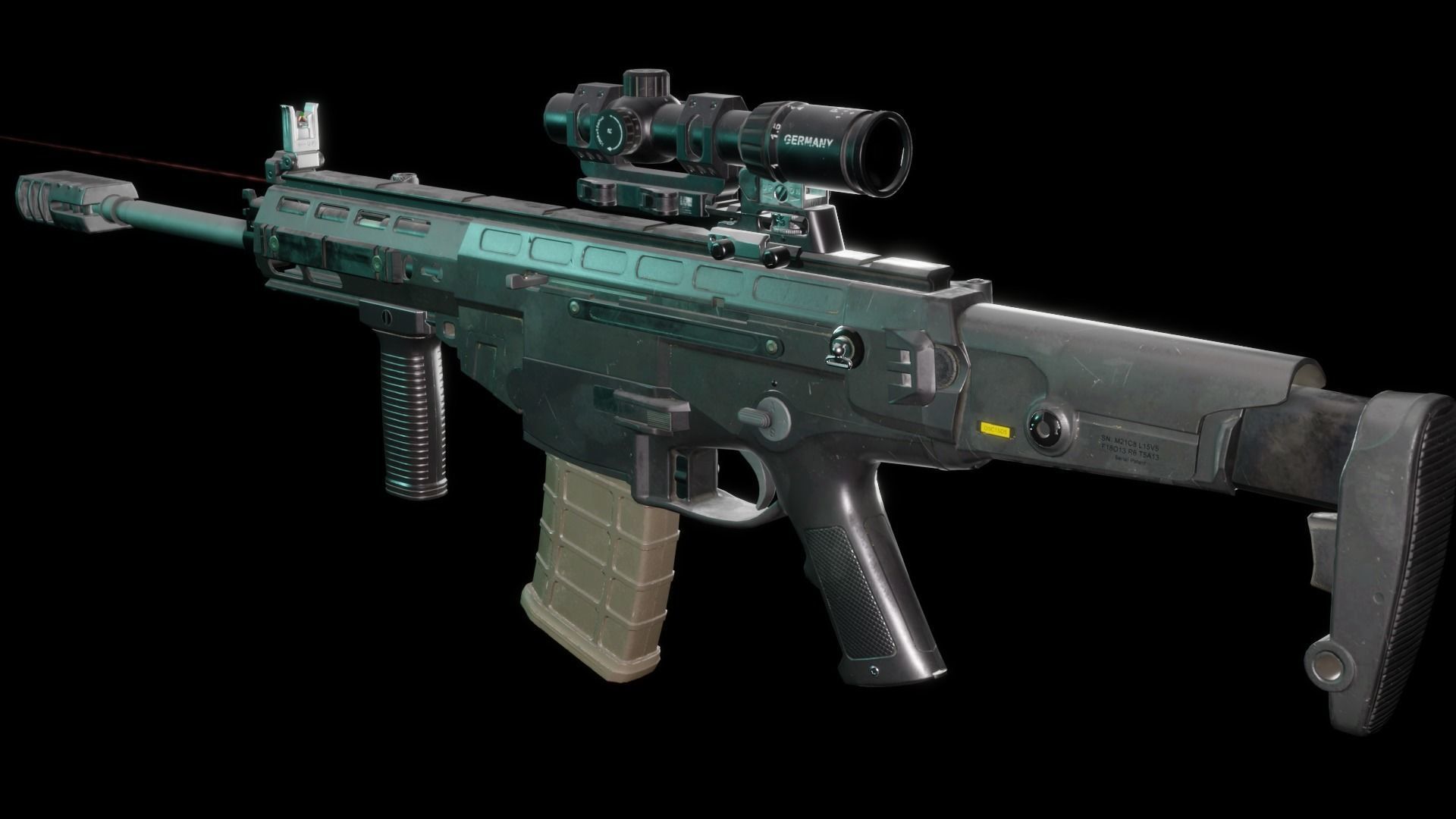 3D model ARX200 Assault Rifle LOW-POLY VR / AR / low-poly | CGTrader