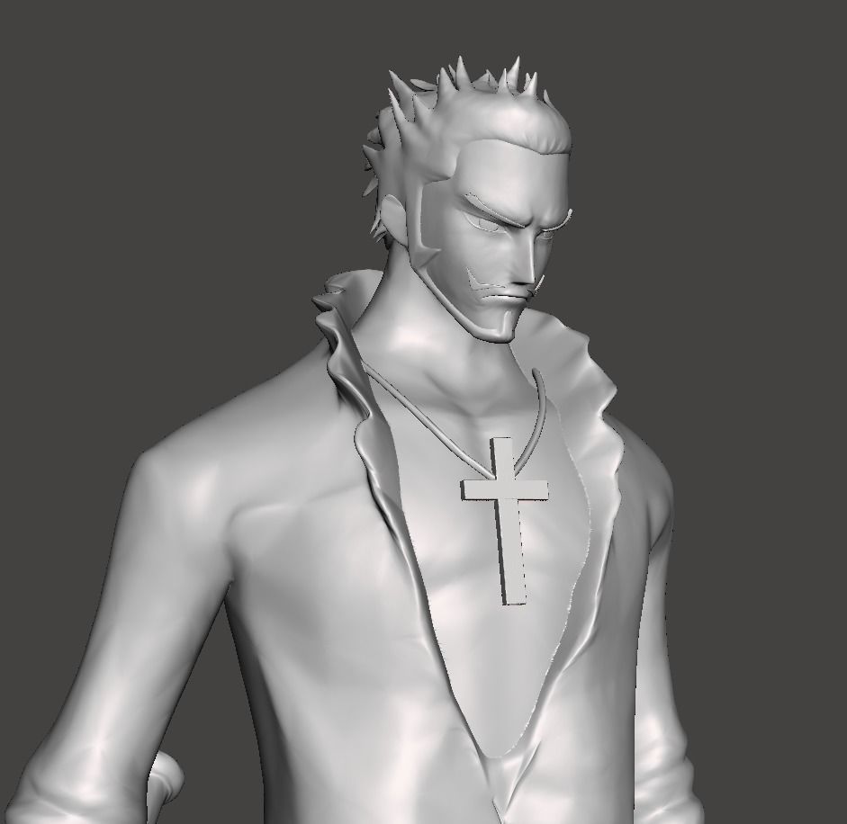 Dracule Mihawk 3D Model 3D model 3D printable | CGTrader
