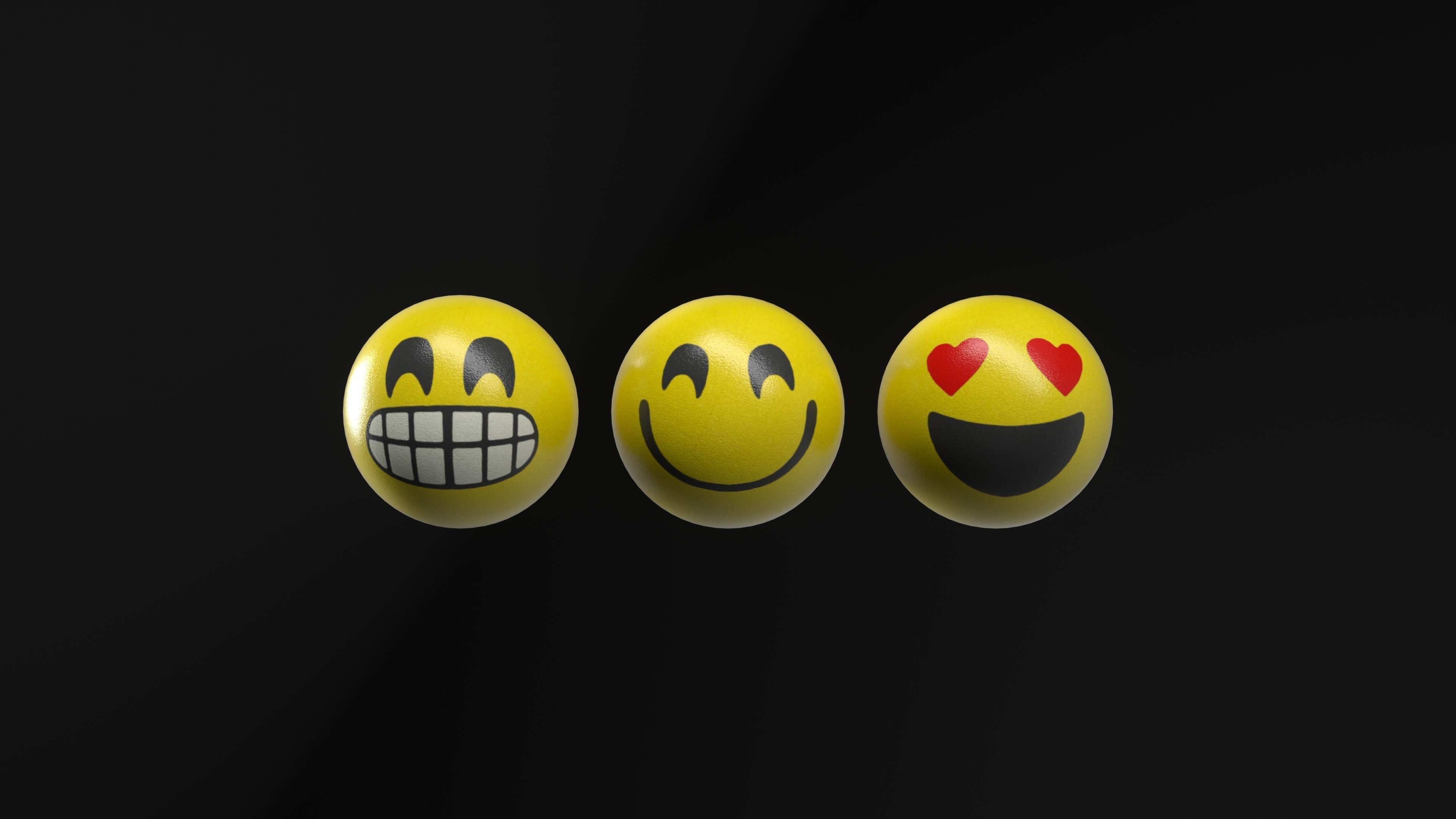 3D model Smiley Balls Packs VR / AR / low-poly | CGTrader