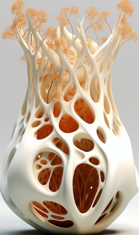 Tree-Structure Glass Vase - Organic Biomorphic Forms 3D model 3D ...