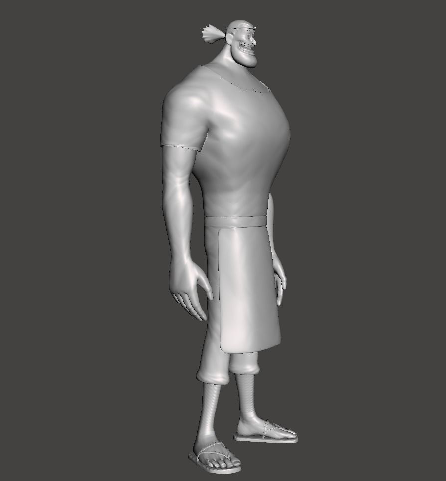 Sapi fish saleman One piece 3D Model 3D model 3D printable | CGTrader