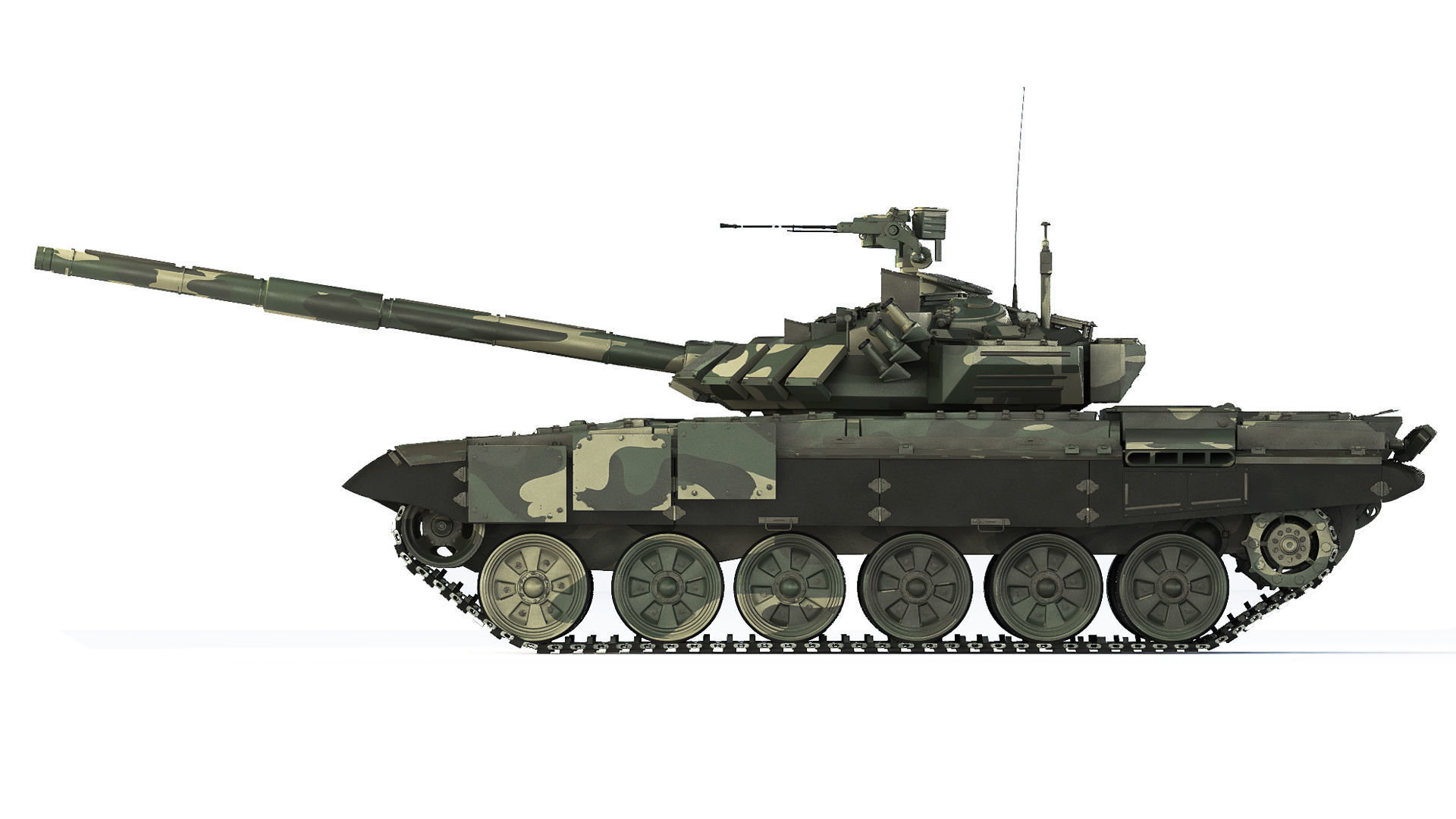 Tank T-72B3 2012 3D model | CGTrader